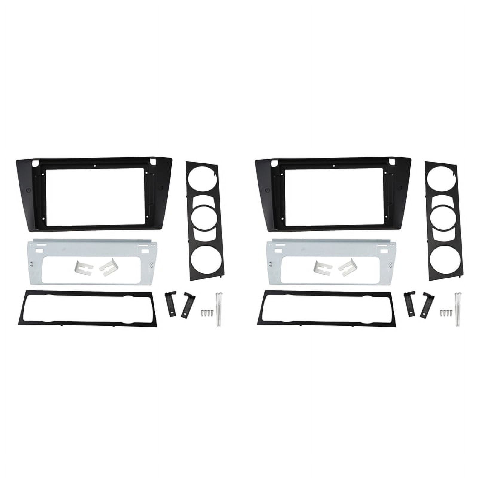 2X Car Radio Fascia for E90 E91 9 Inch Stereo DVD Player Dashboard Kit ...