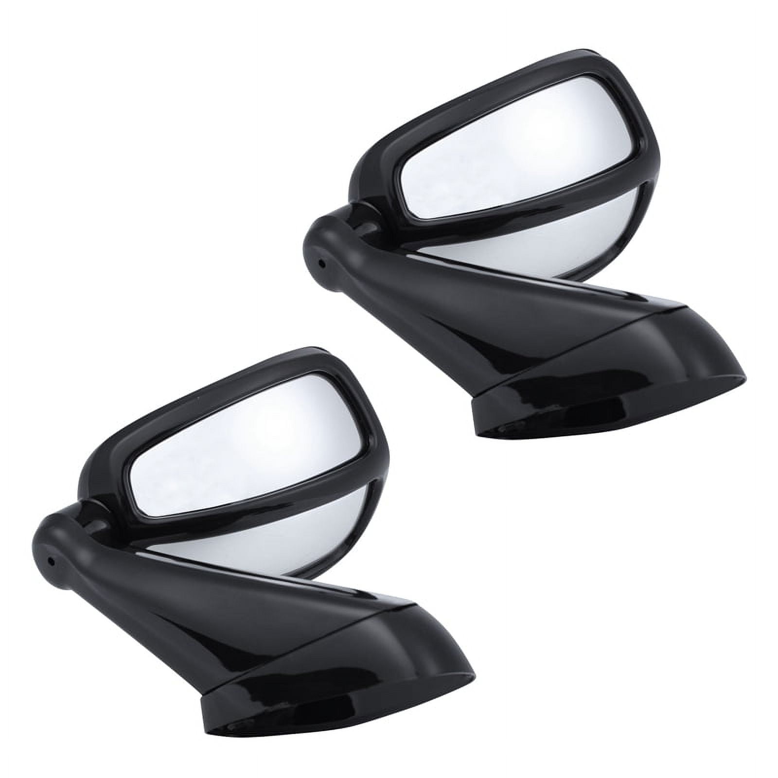 2X Car Rear Blind Spot Mirror Wide Angle Rear Auto Hood Head Cover Sand ...