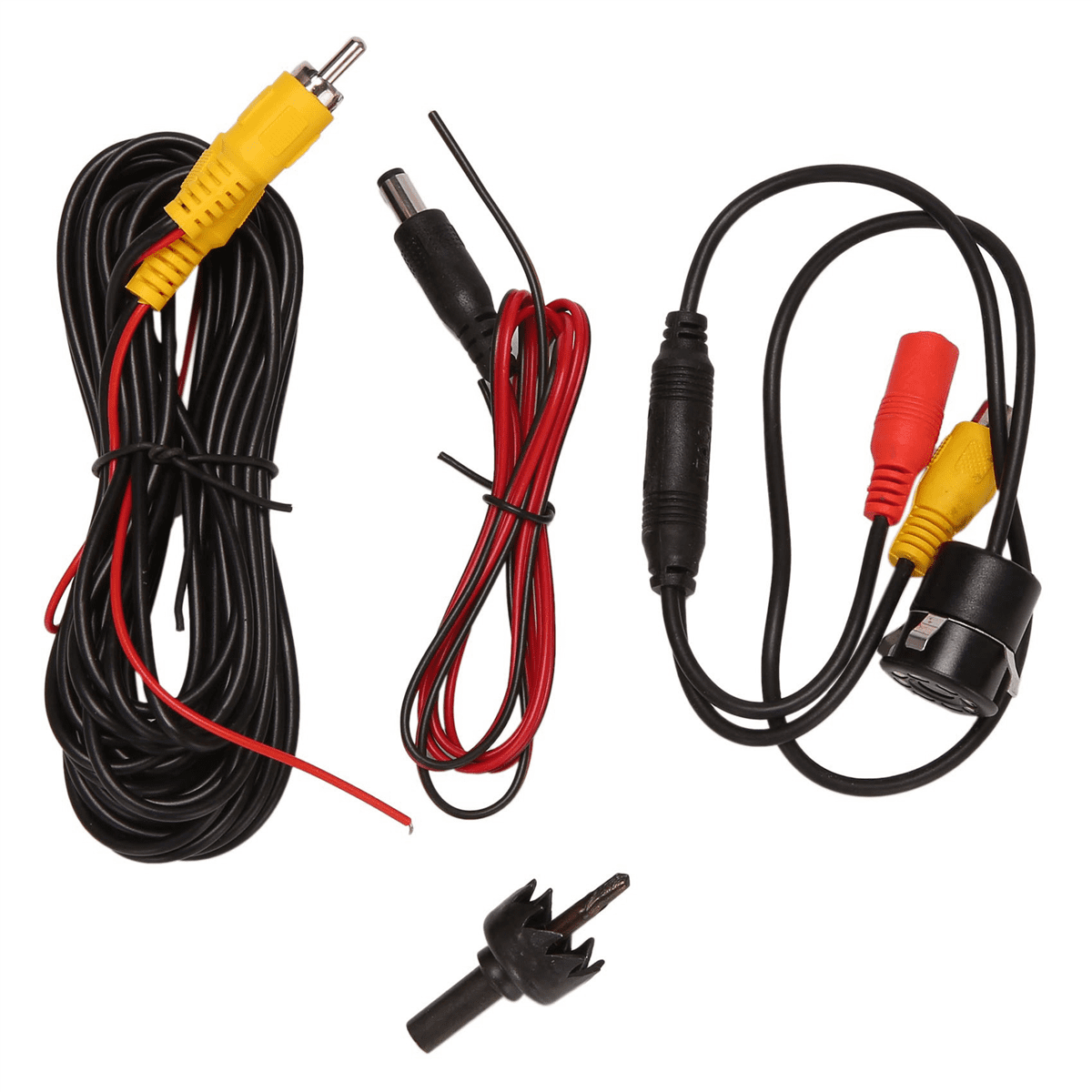 2X Car Rear View Camera 8-LED Round Back Up Camera 170 Degree Rear ...