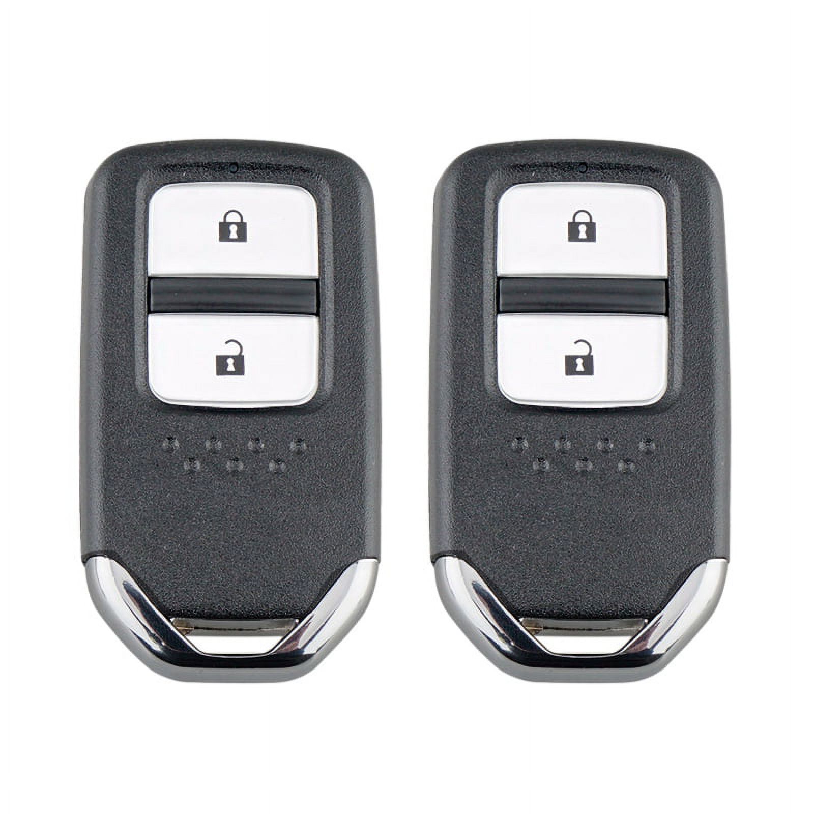 2X Car Smart Remote Key 2 Button 433Mhz ID47 Chip for Fit /City /Jazz ...