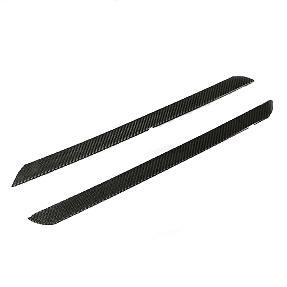 2X Carbon Fiber Car Door Scuff Plate Sill Cover Panel Guard Step ...