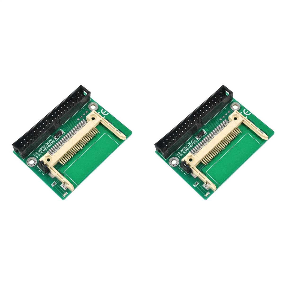 2X Card to 3.5 Inch IDE Male Adapter Compact Flash Memory Disk to 40 ...
