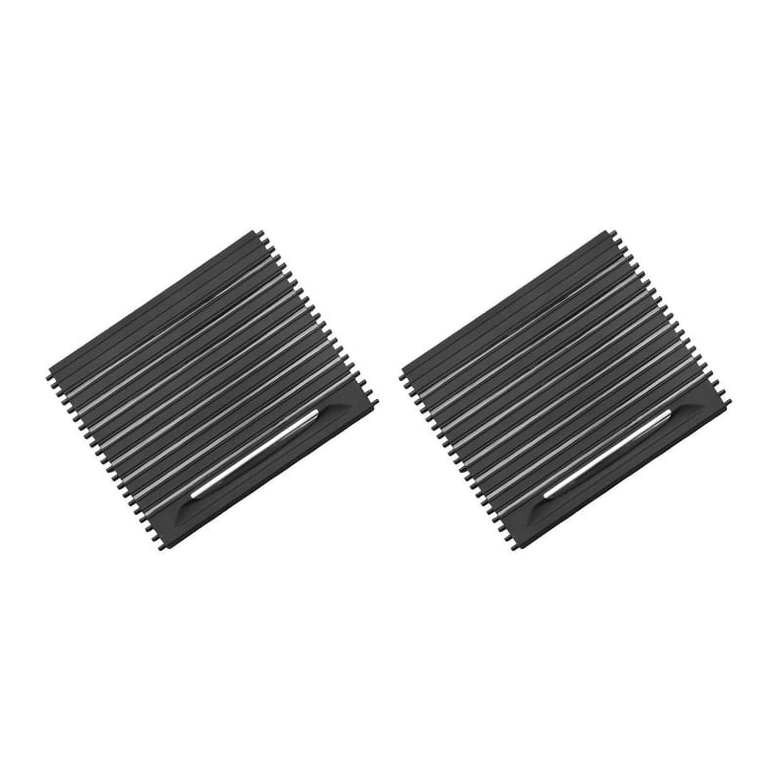 2X Center Console Cover Water Cup Holder Sliding Blind Car Accessories ...