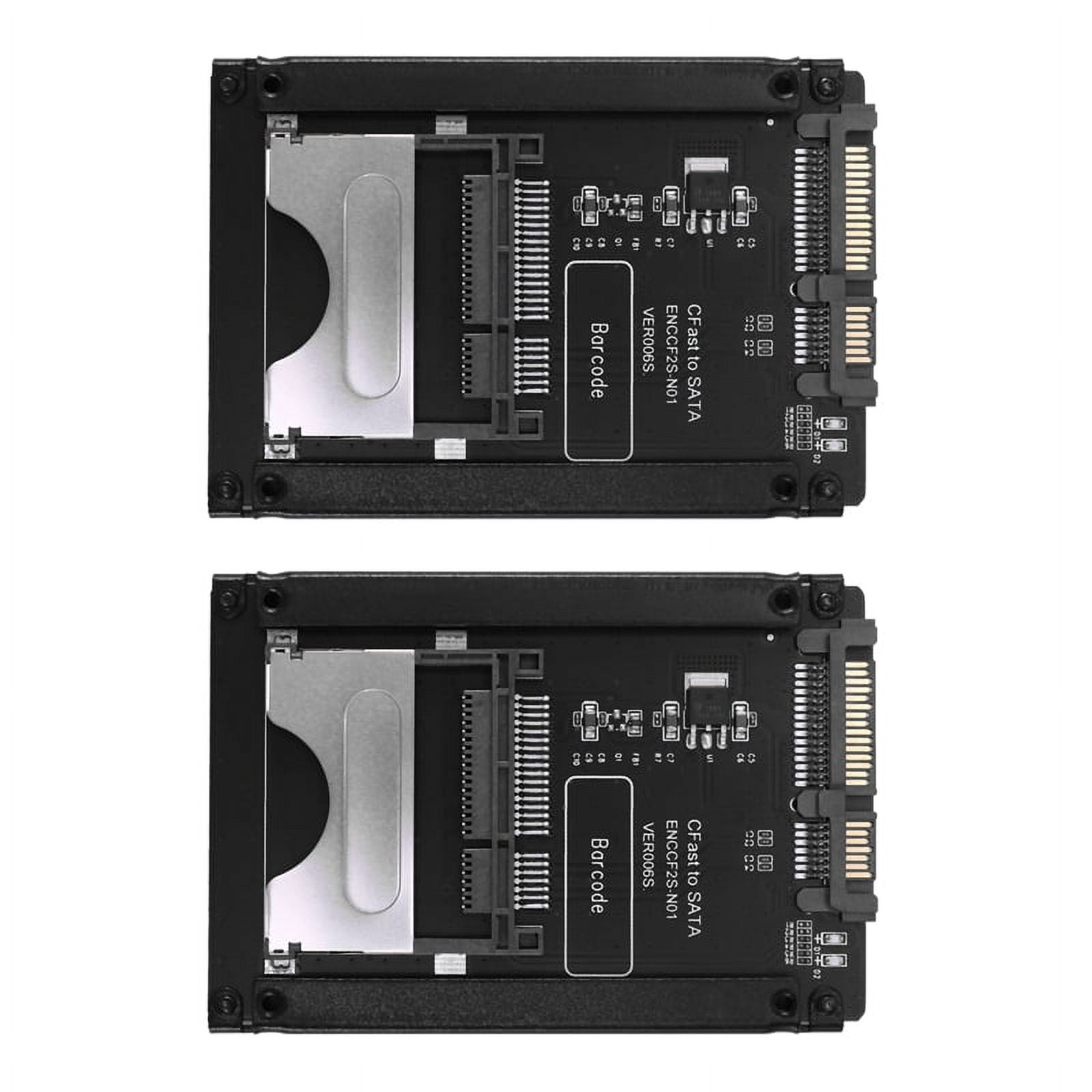 2X Cfast to Sata3.0 Hard Disk Adapter Card Sata 22Pin to Cfast Card ...