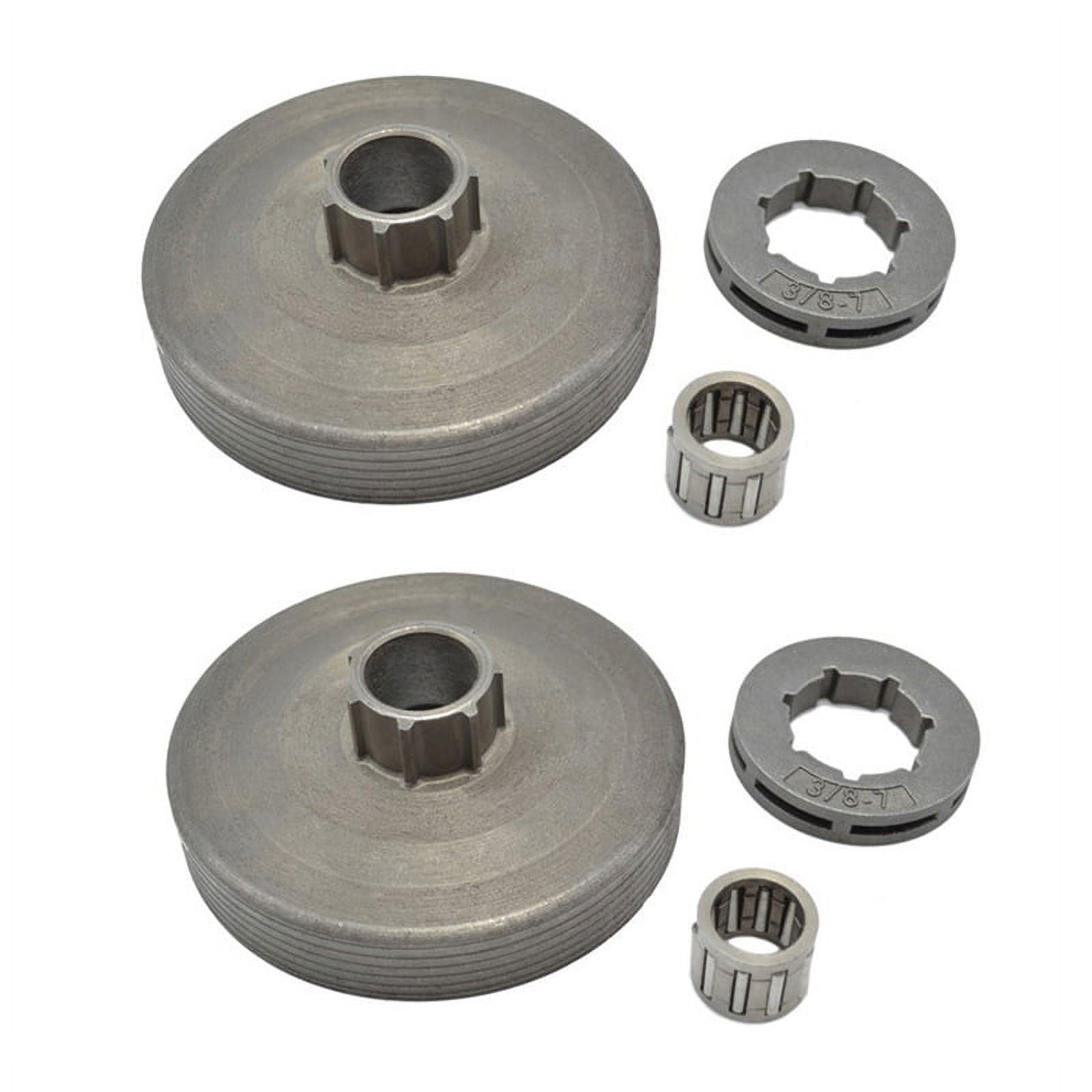 2X Chain Saw 3/8-7T Rim Sprocket with Chainsaw Clutch Drum for 45Cc ...