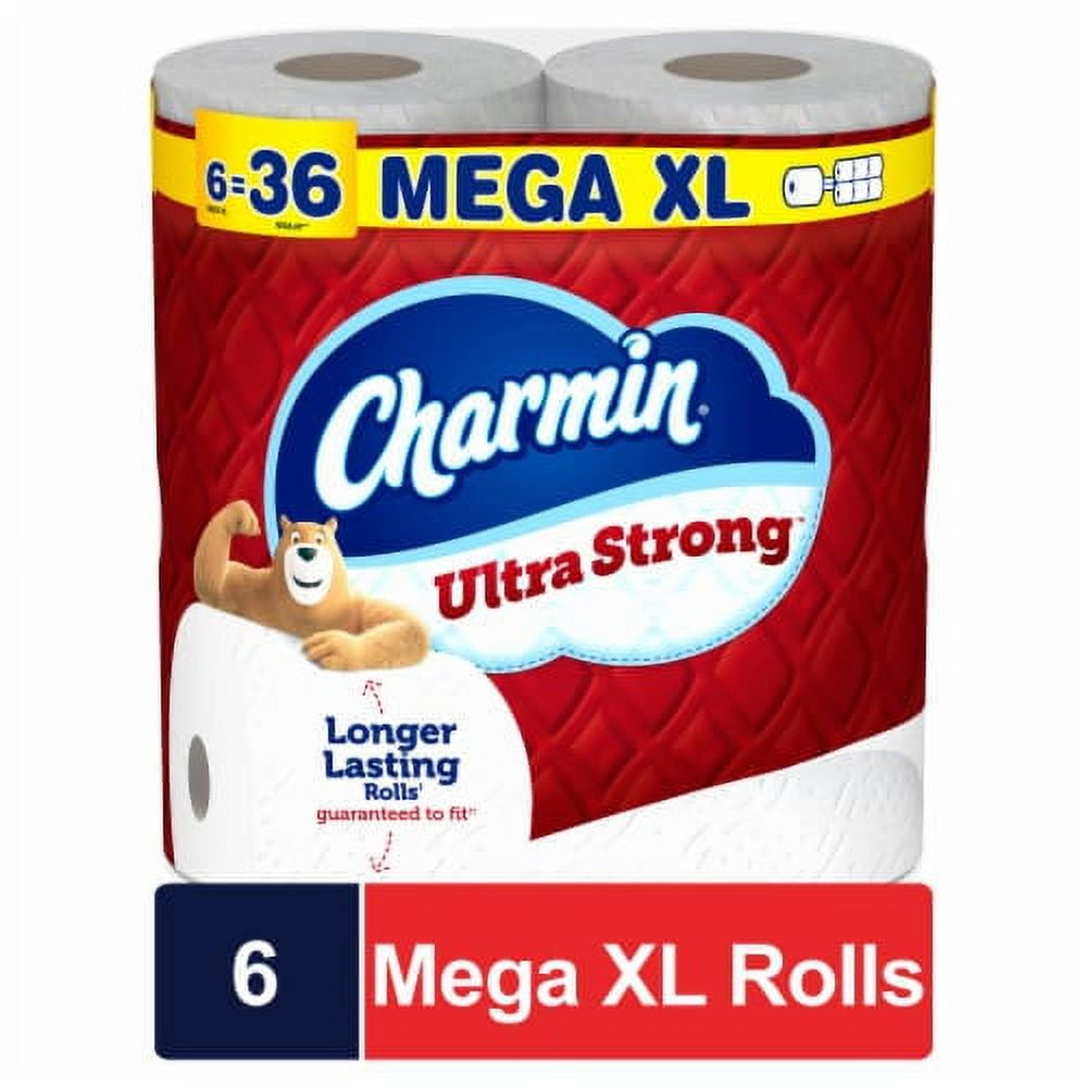 2X-Charmin Ultra Strong Super Mega Roll Toilet Paper - 6 rolls ...
