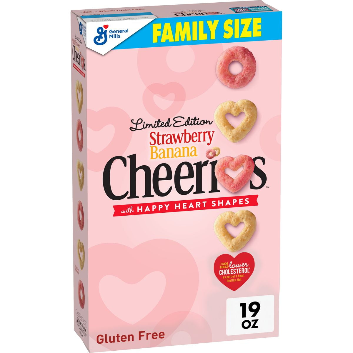 2X - Cheerios Strawberry Banana Family Size Cereal - 19 oz - Walmart.com