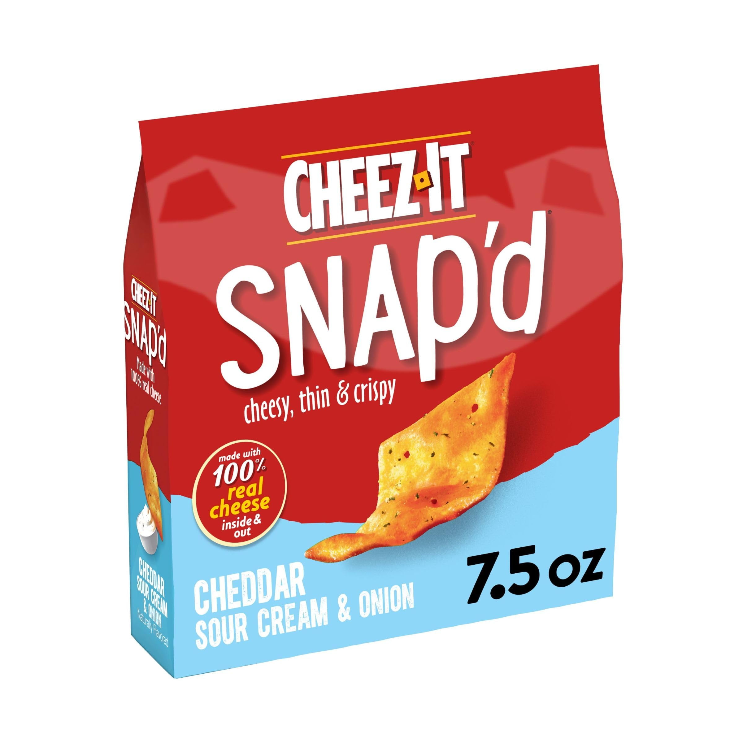 2X - Cheez-It Snap,D Cheese Cracker Chips, Thin Crisps, Lunch Snacks ...