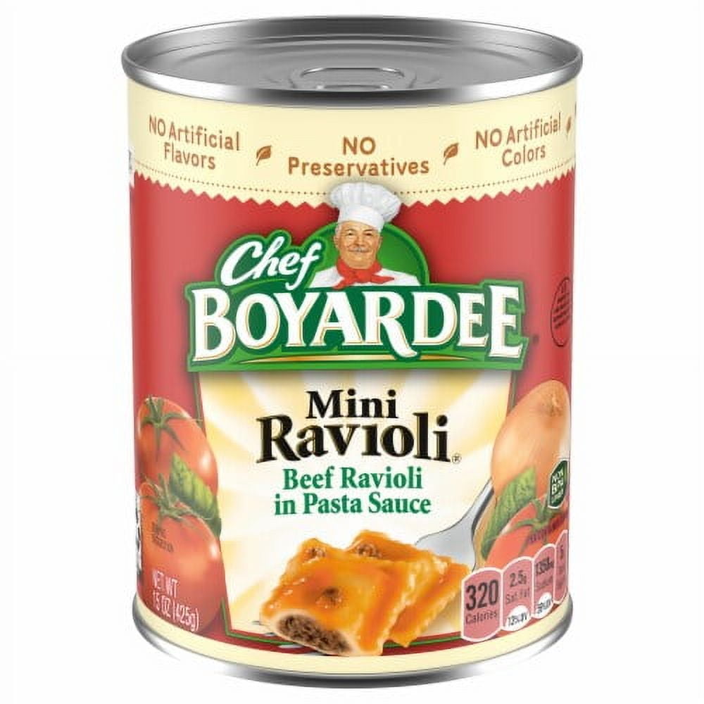 2X - Chef Boyardee Mini Ravioli-15 oz - Walmart.com