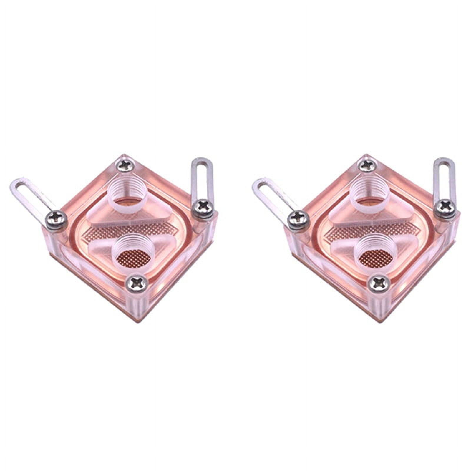 2X Chipset Waterblock Computer Water Cooling Acrylic Transparent ...
