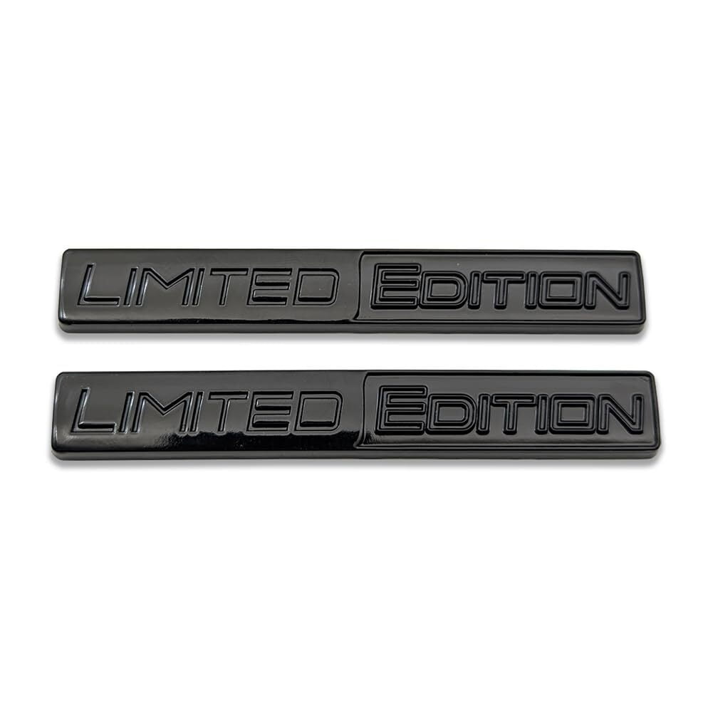 2X Chrome Metal Limited Edition Logo Car Emblem Auto Badge 3D Premium ...