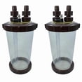 2X Clear CO2 Atomizer External Turbo Super Diffuser Atomizer Fish Tank ...