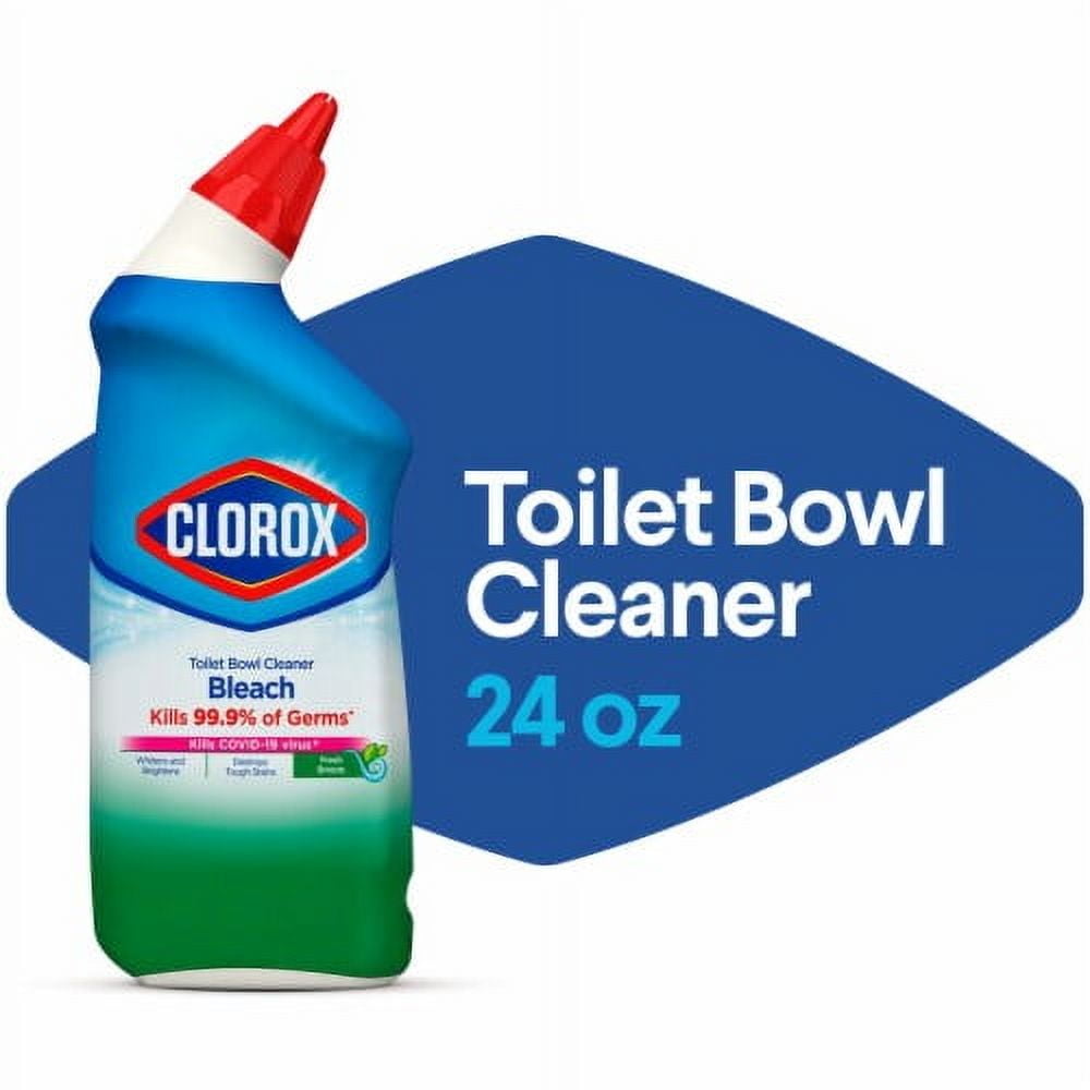 2X - Clorox Fresh Breeze Bleach Toilet Bowl Cleaner 24 fl oz - Walmart.com