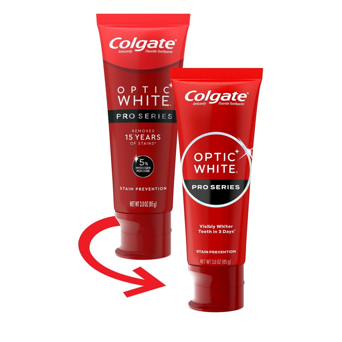 2X - Colgate Optic White Pro Series Stain Prevention Toothpaste - 3oz ...
