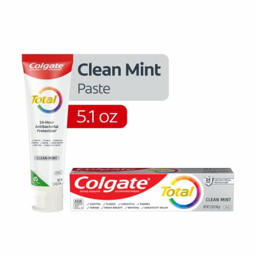 2X - Colgate Total Toothpaste in Clean Mint - Walmart.com