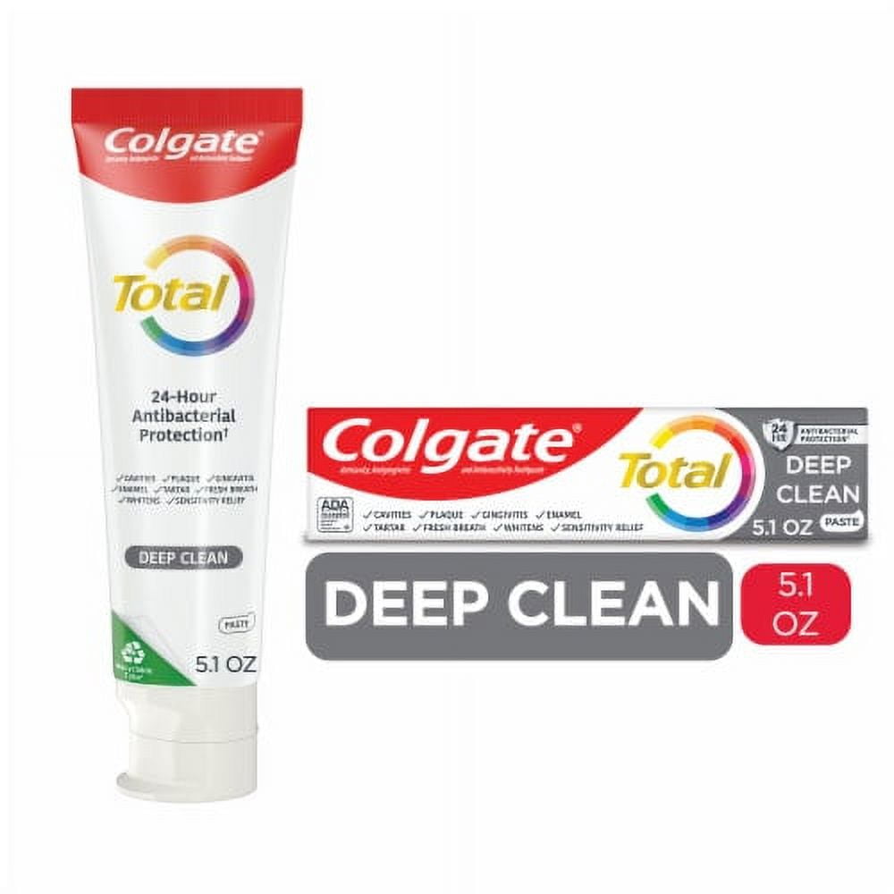 2X - Colgate Total Whitening Toothpaste Deep Clean with Mint Flavor ...