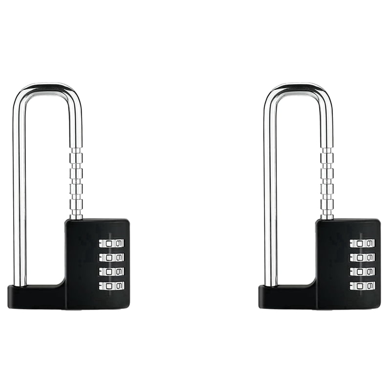 2X Combination Padlock Outdoor, Waterproof Heavy Duty with Code ...
