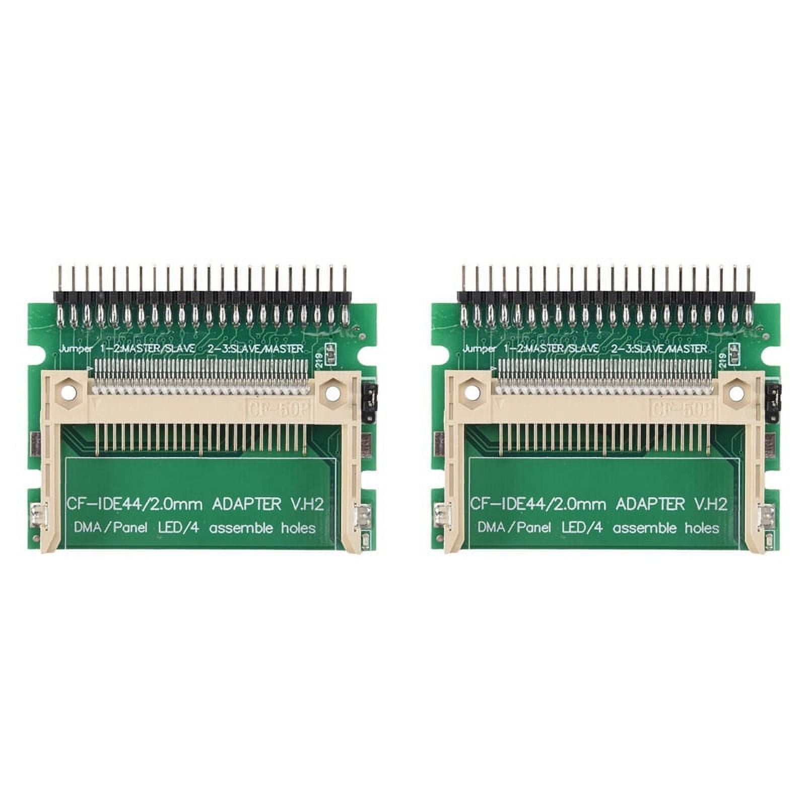 2X Compact Flash Cf Card to Ide 44Pin 2mm Male 2.5 Inch Hdd Bootable Adapter Converter - Walmart.com