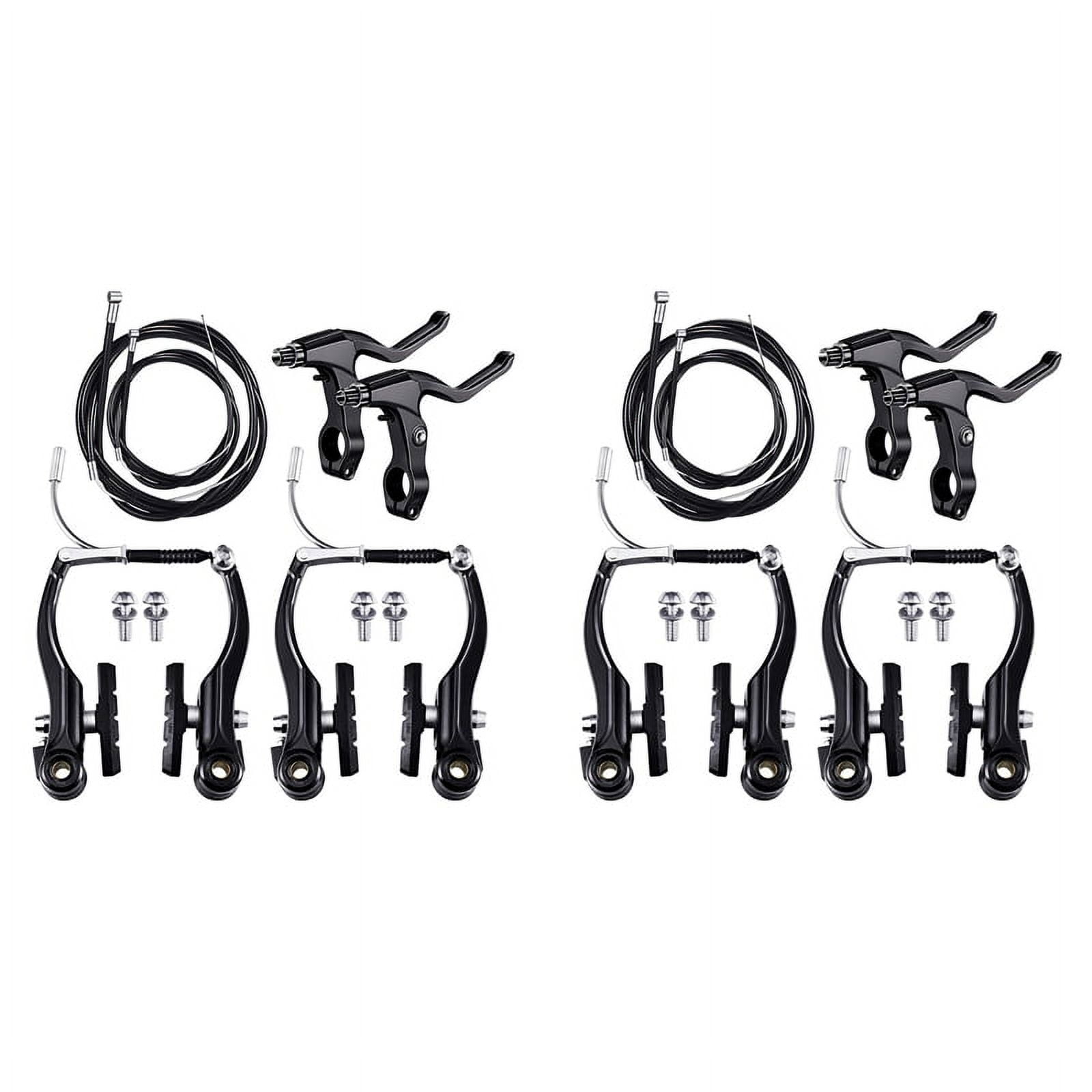 2X Complete Bicycle Mountain Bike Set,V Brake + Outer Cables + Lever ...