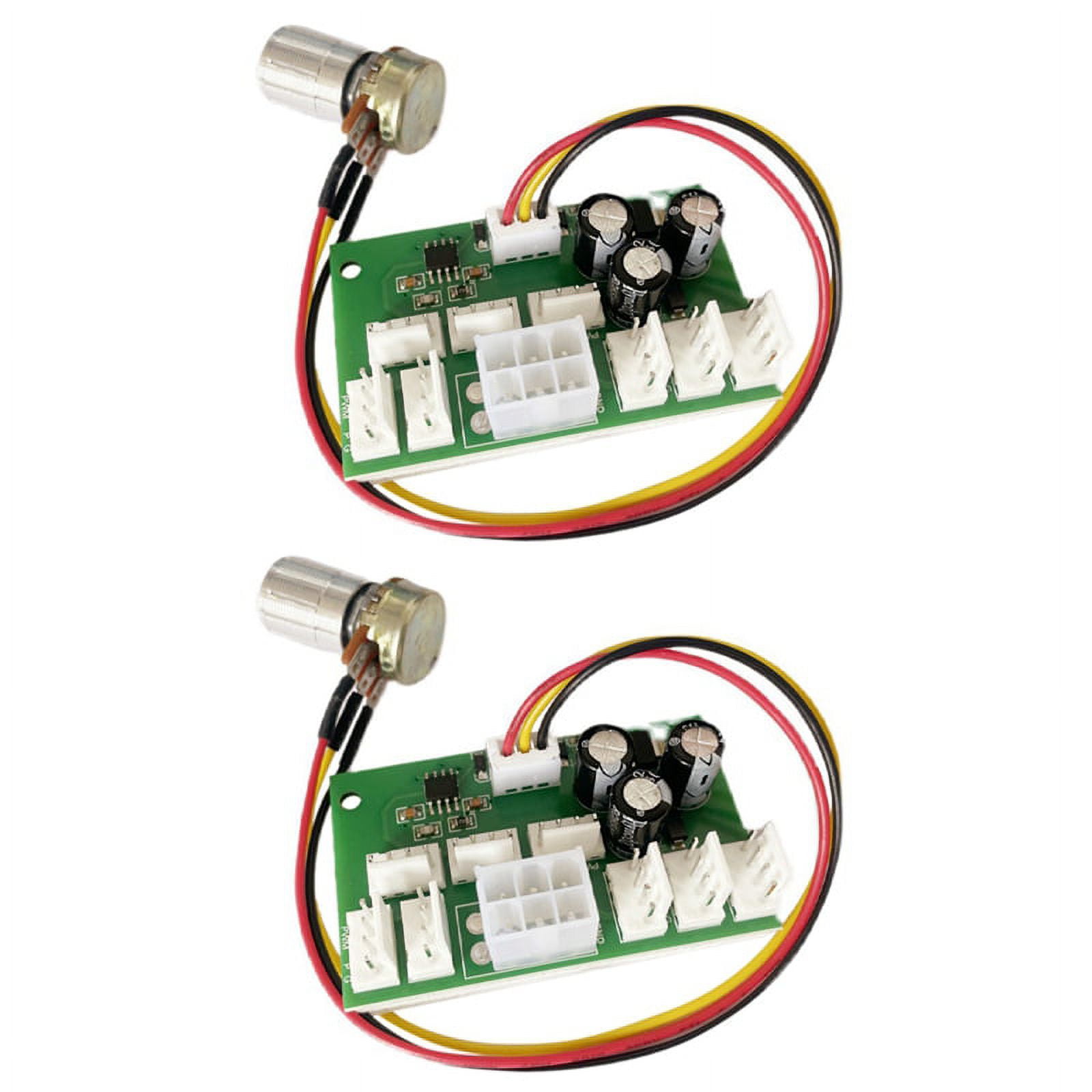 2X Computer Case Miner Fan Speed Controller 8-Channel Hub PWM High ...