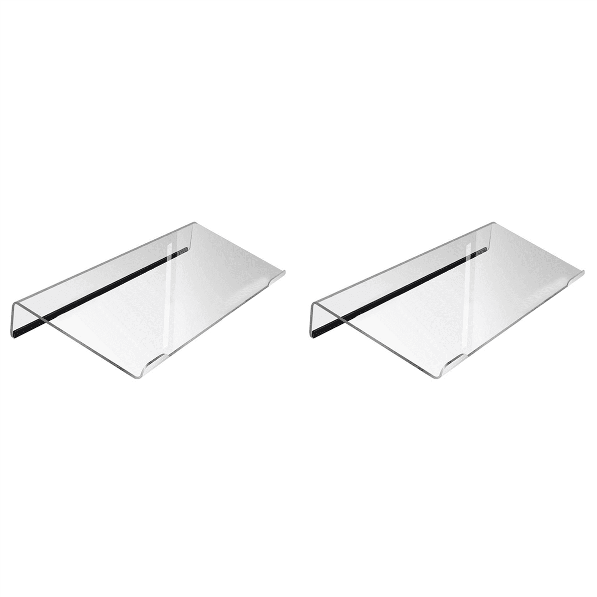2X Computer Keyboard Stand , Acrylic Riser Tilt for Desktop, Ergonomic ...
