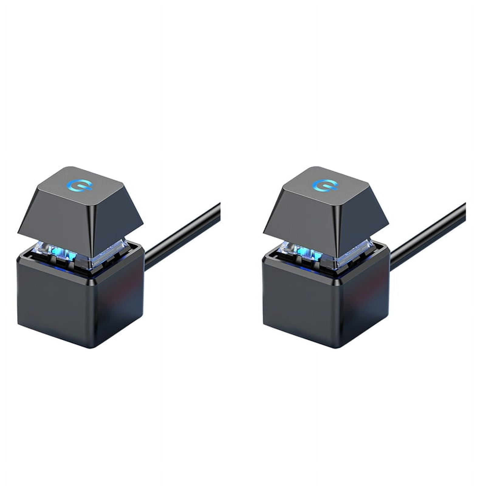 2X Computer Switch PC Motherboard External LED Light Power on/OFF ...