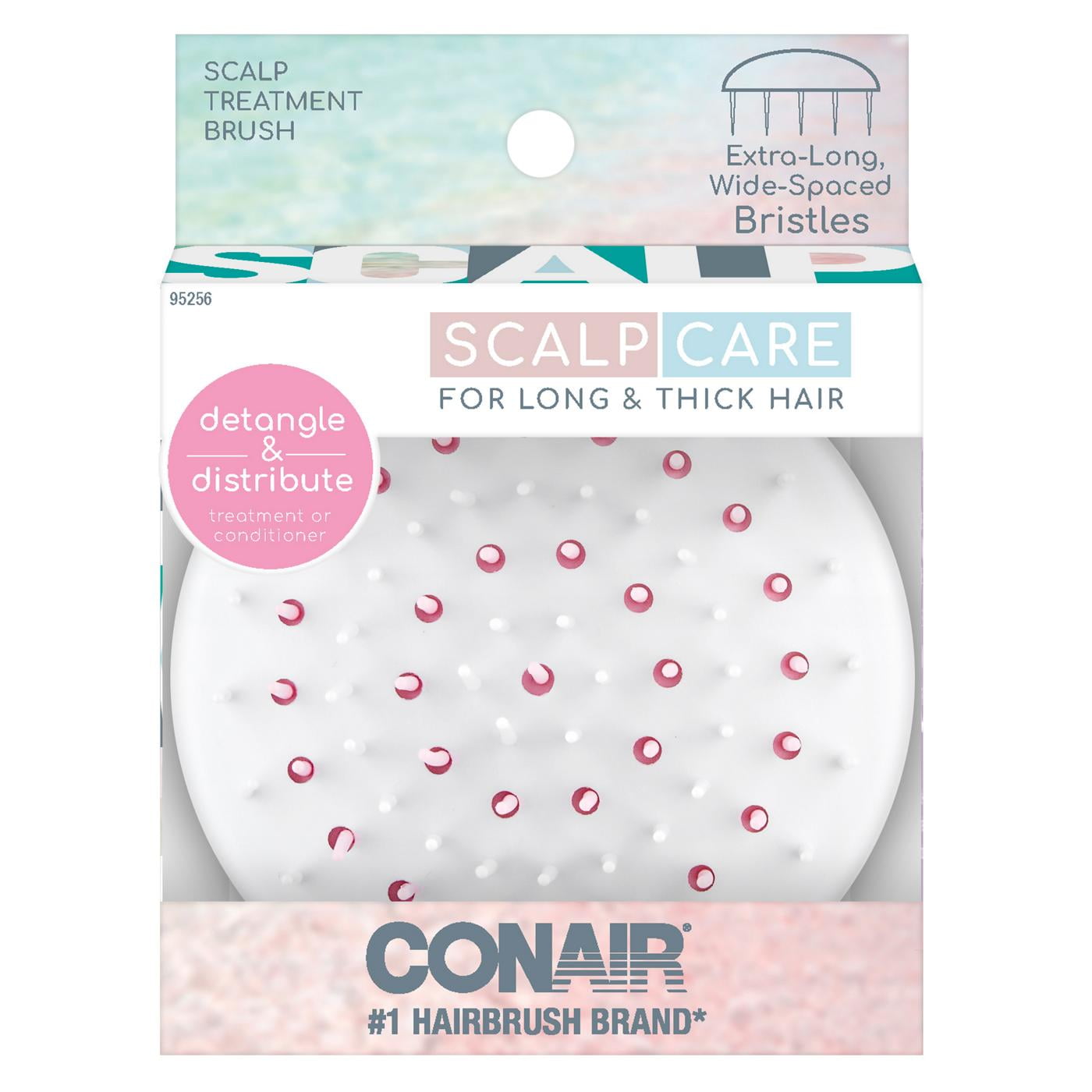 2X - Conair Scalp Care Scalp Treatment Brush - White - Each - Walmart.com