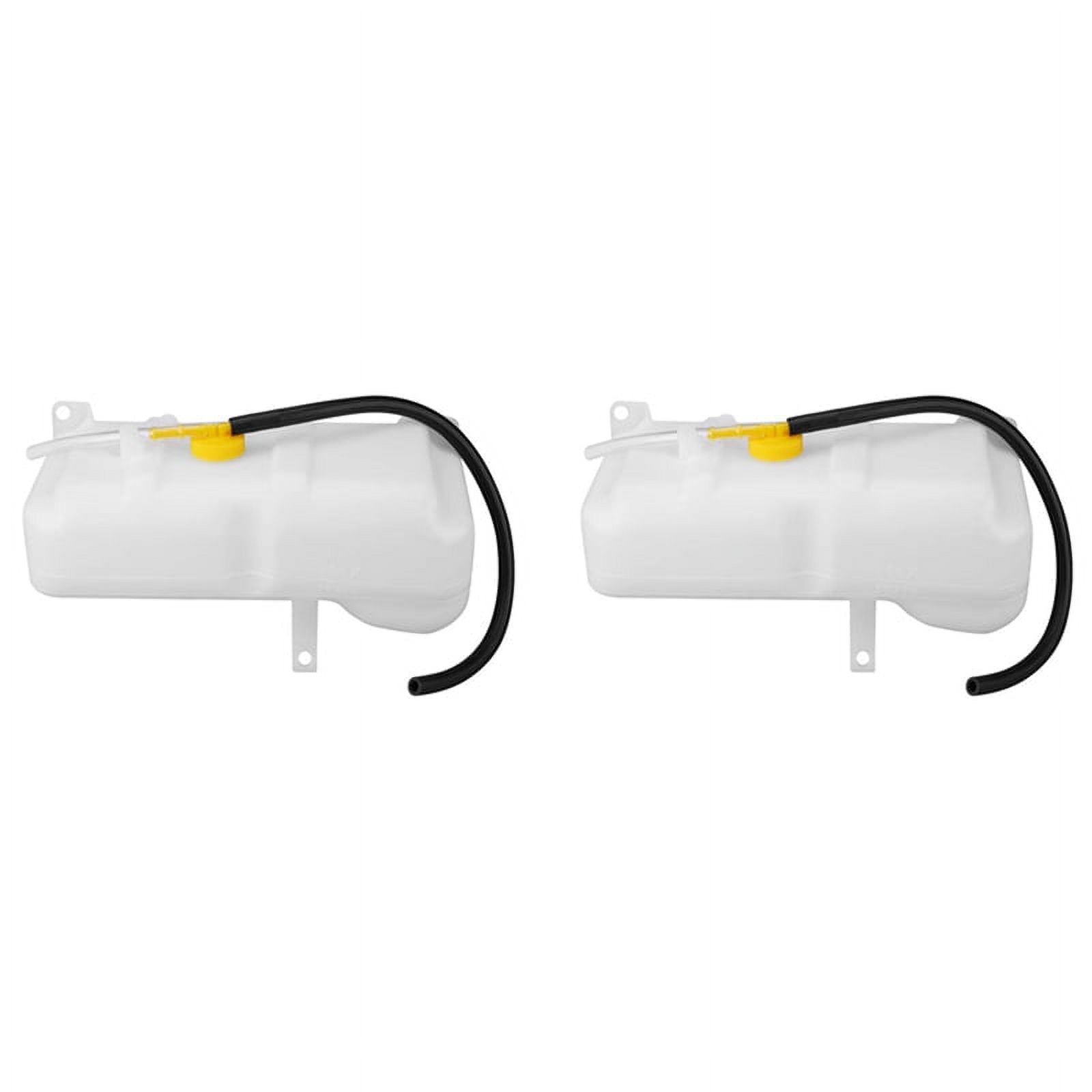 2X Coolant Reservoir Tank Car Coolant Overflow Bottle Dual Pipe Tank ...