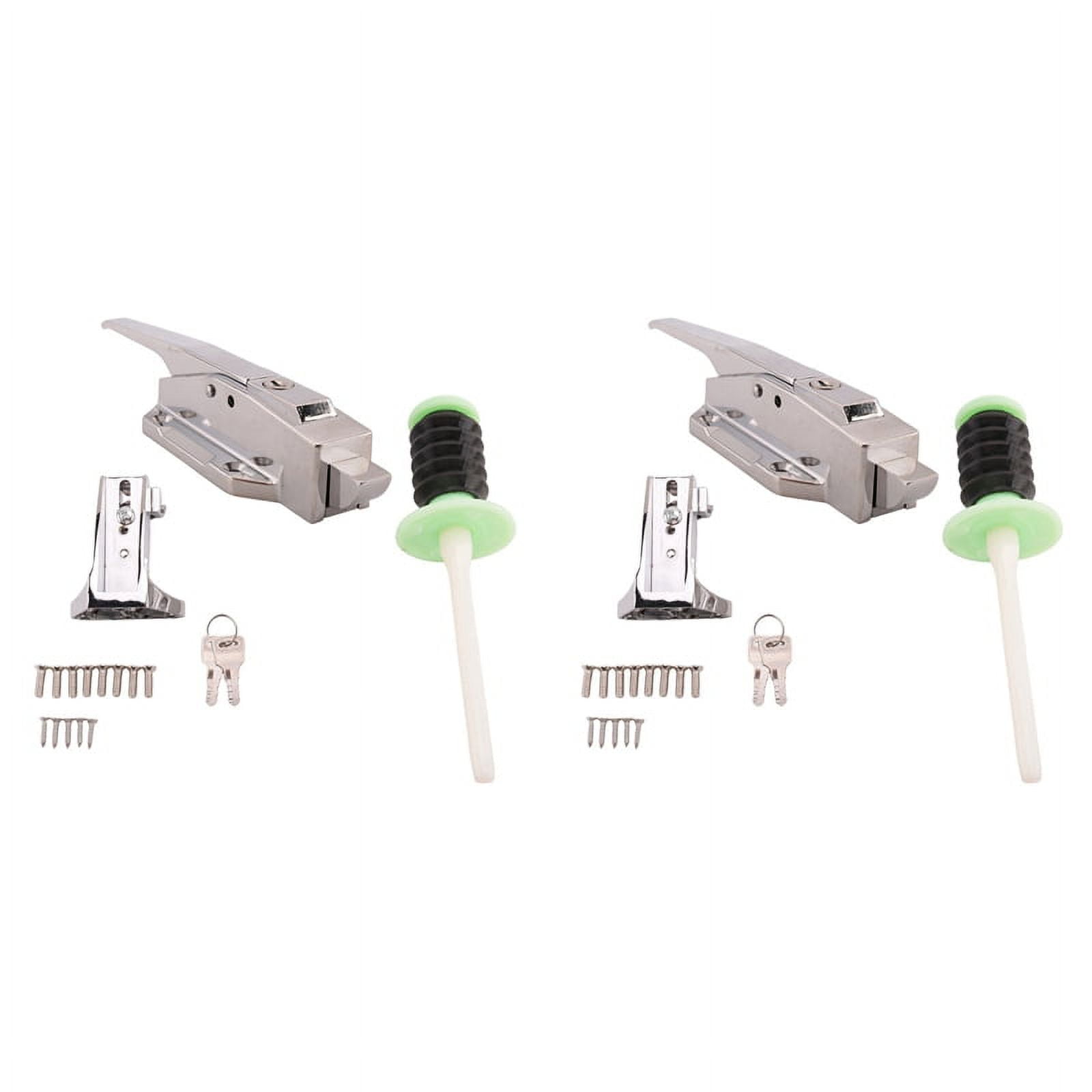2X Cooler Door Latch Kit, Freezer Door Latch Handle Set, with ...