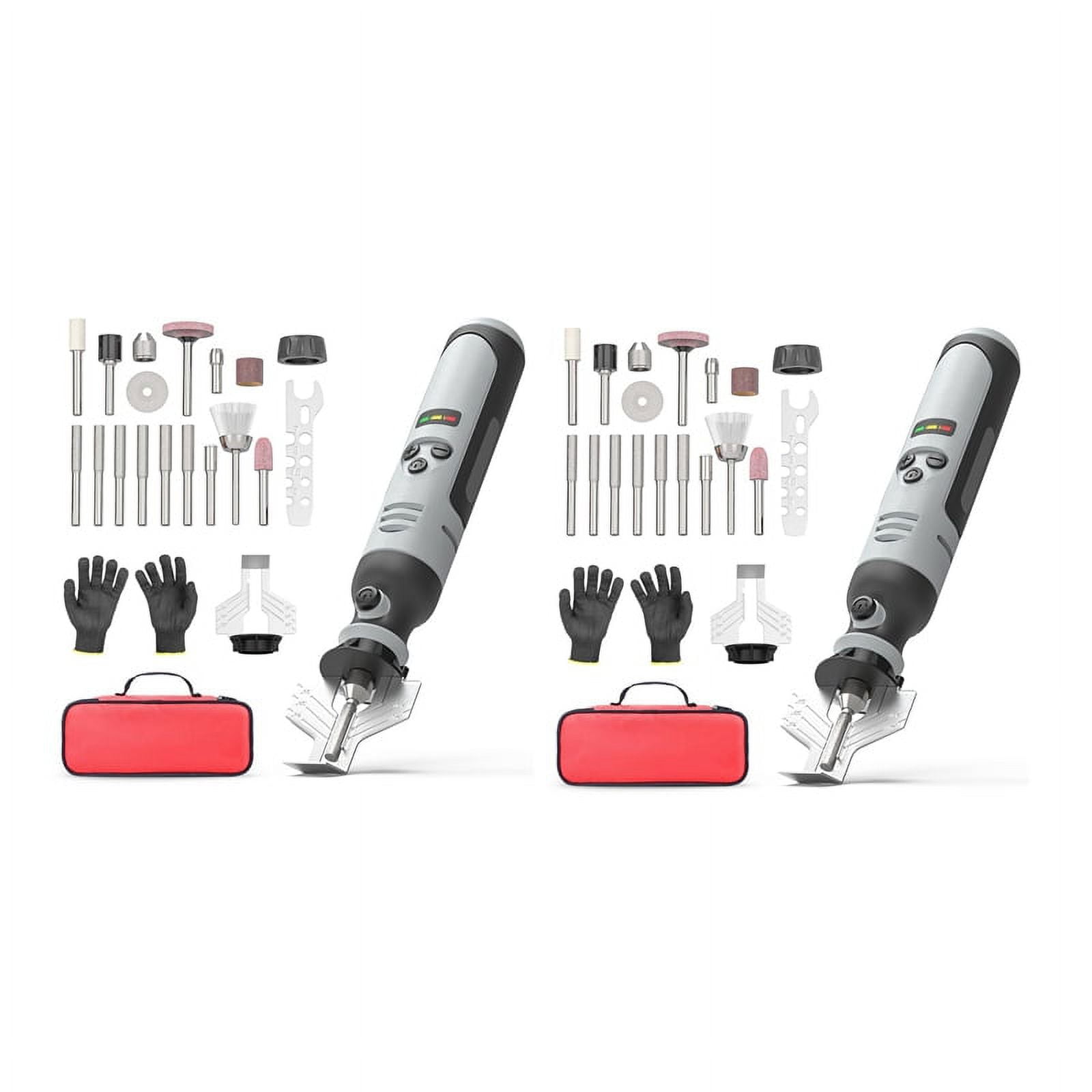 2X Cordless Chainsaw Sharpener, Electric Handheld Chainsaw Sharpening ...