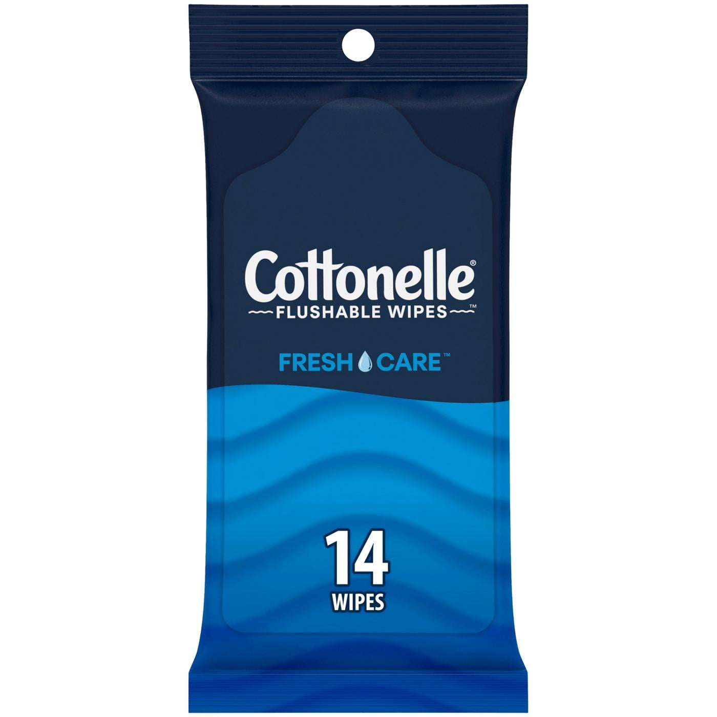 Cottonelle FreshCare Flushable Wipes, On-The-Go Pack, 14 ct, Septic ...