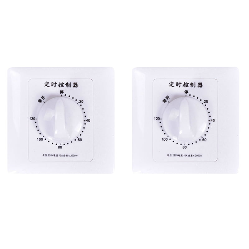 2X Countdown Switch 120 Minutes High-Power Water Pump Mechanical ...