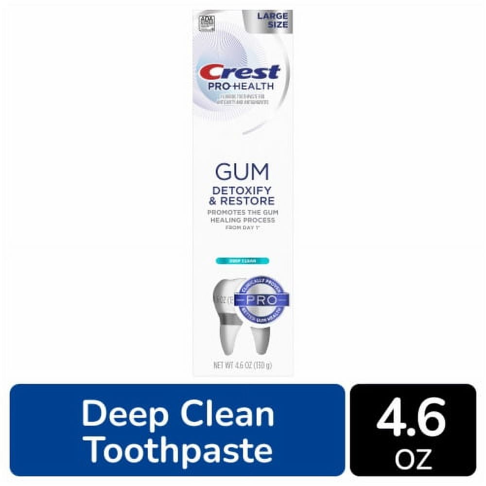 2X - Crest Pro-Health Gum Detoxify and Restore Deep Clean Anticavity ...