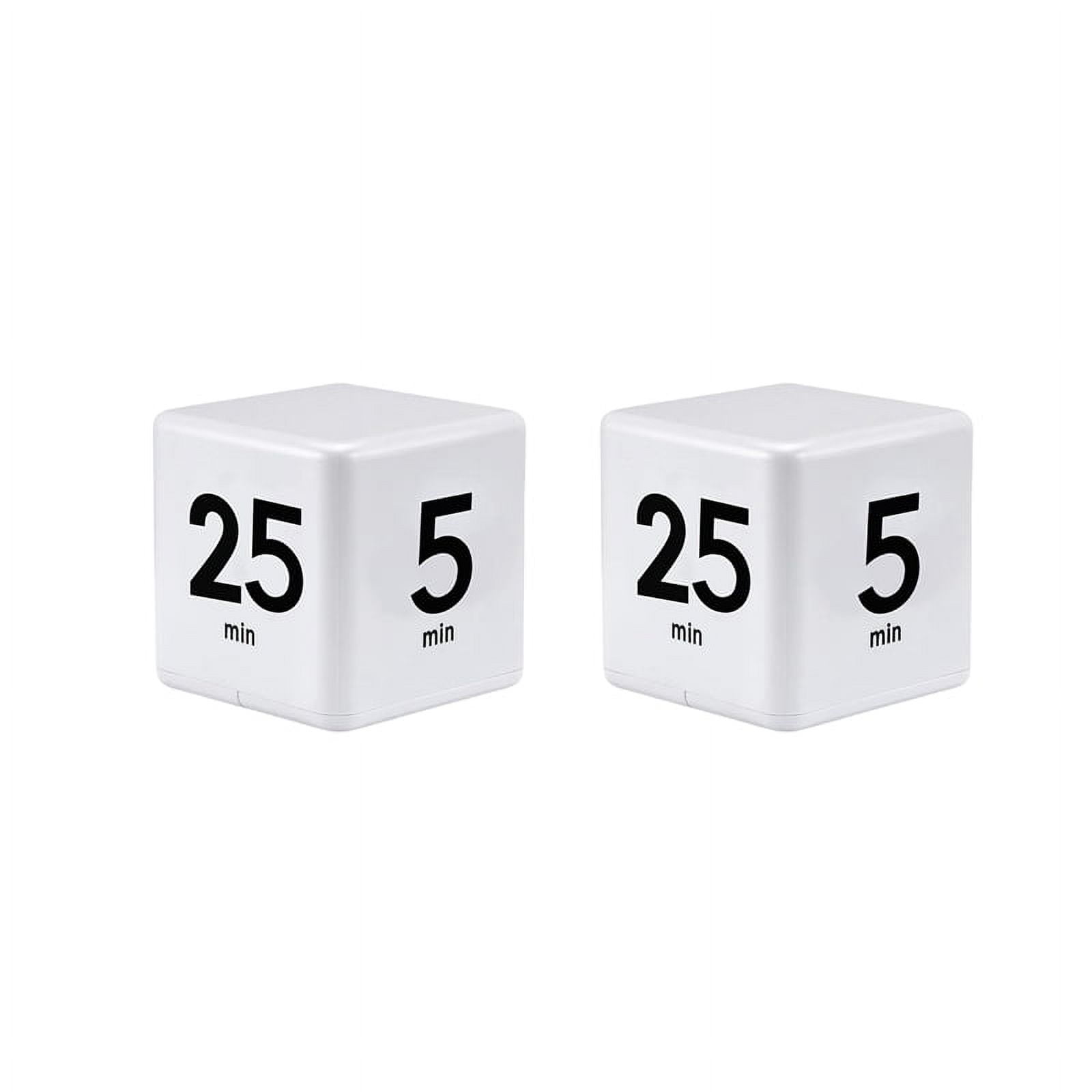 2X Cube Timer Kitchen Timer Time Management Timer for Sensor Flip ...