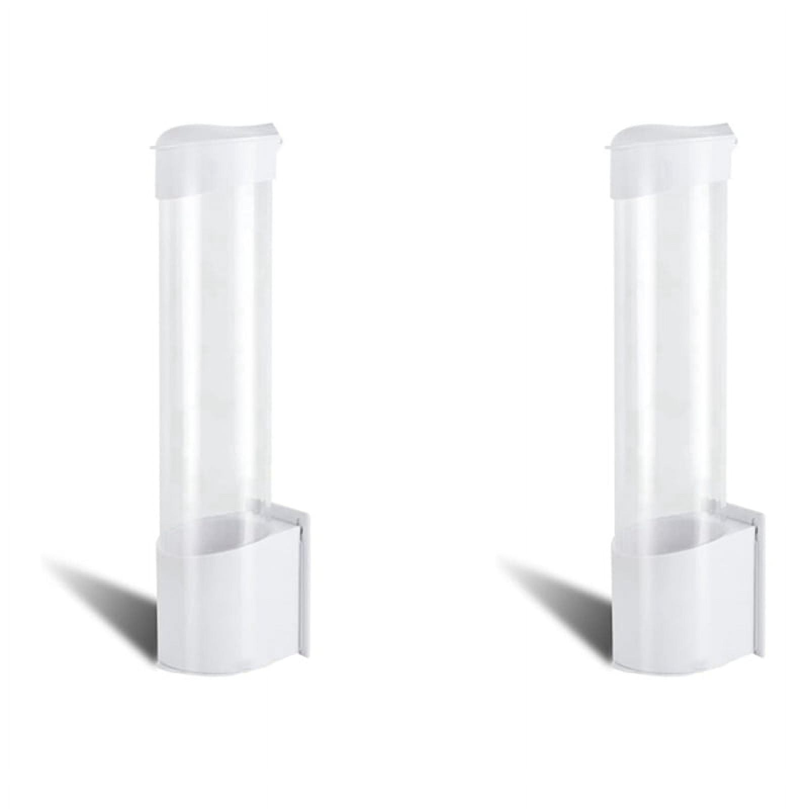 2X Cup Dispenser, Cup Holder Fits 3Oz - 7Oz Flat Bottom or Cone Cups ...