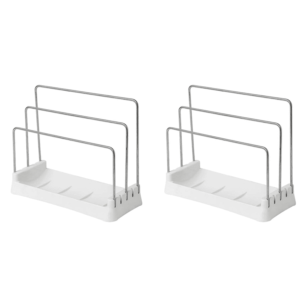 2X Cutting Boards Holder, Organizer Pantry Rack Bakeware Holder ...