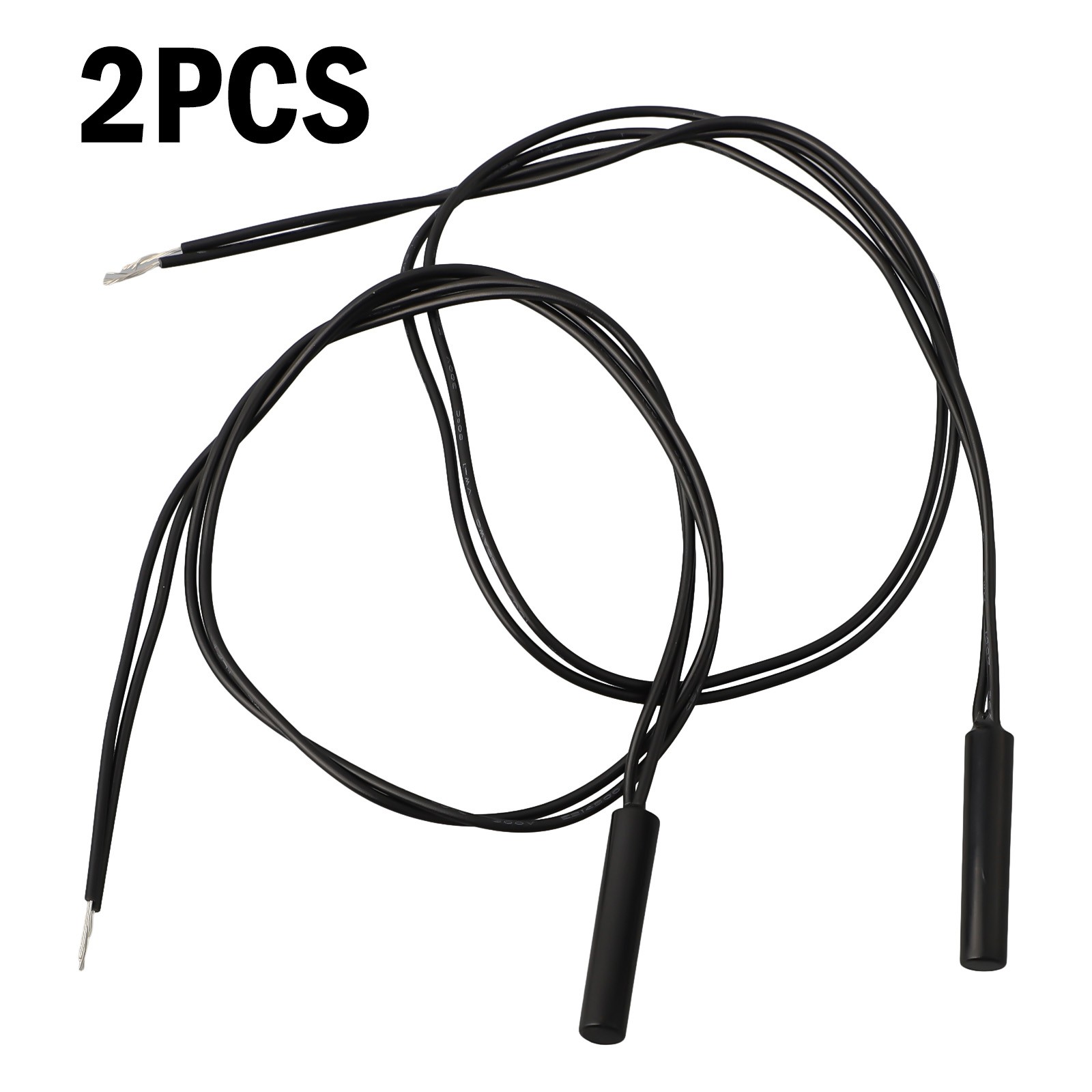 2X Cylindrical Plastic Mounted Reed Proximity Switch Magnetic Sensor ...