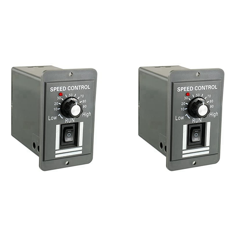 2X DC 12-60V Motor Speed Controller 20A Adjustable PWM Controller ...