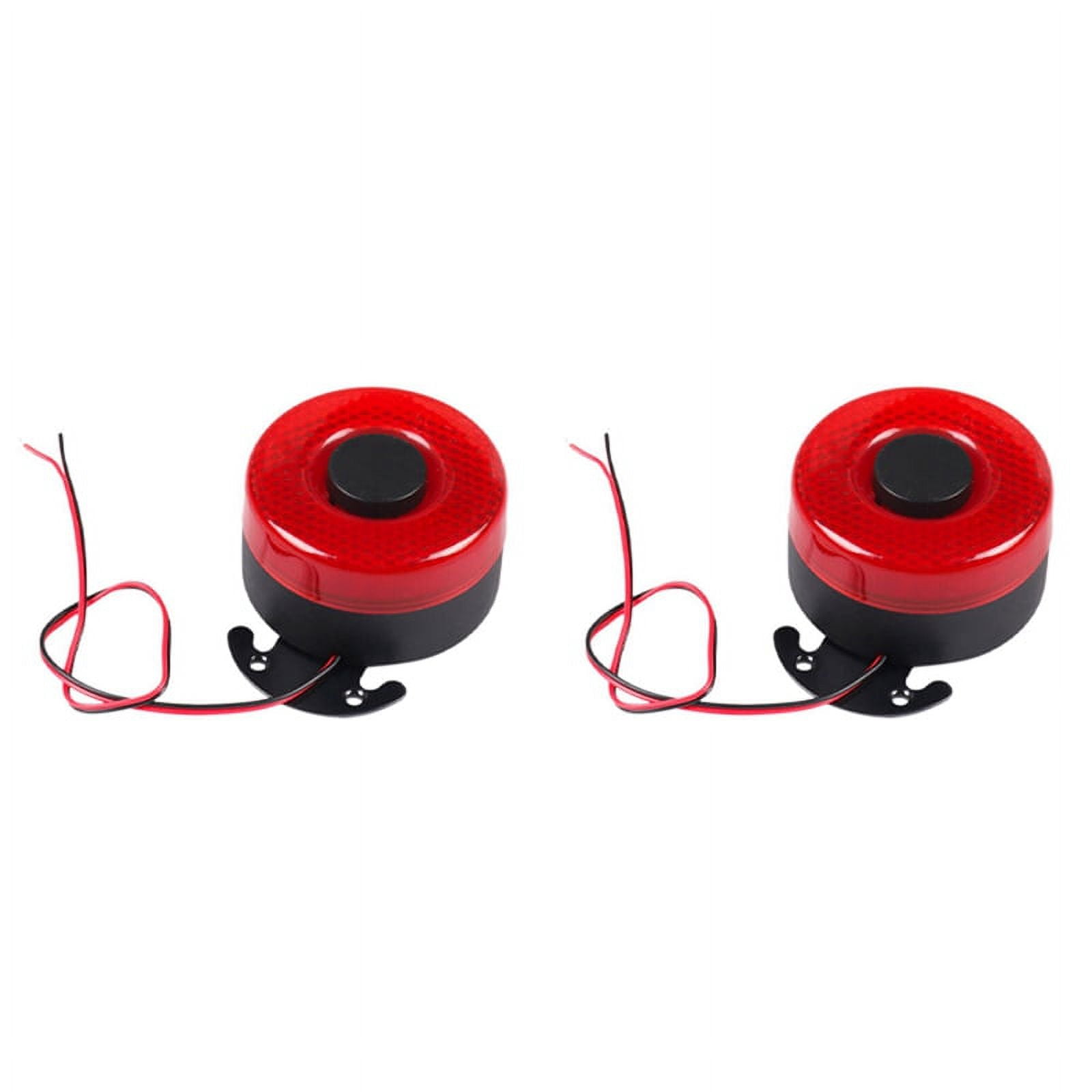 2X DC 12V-24V 105DB Auto Warning Siren Sound Signal Backup Alarms Horns ...