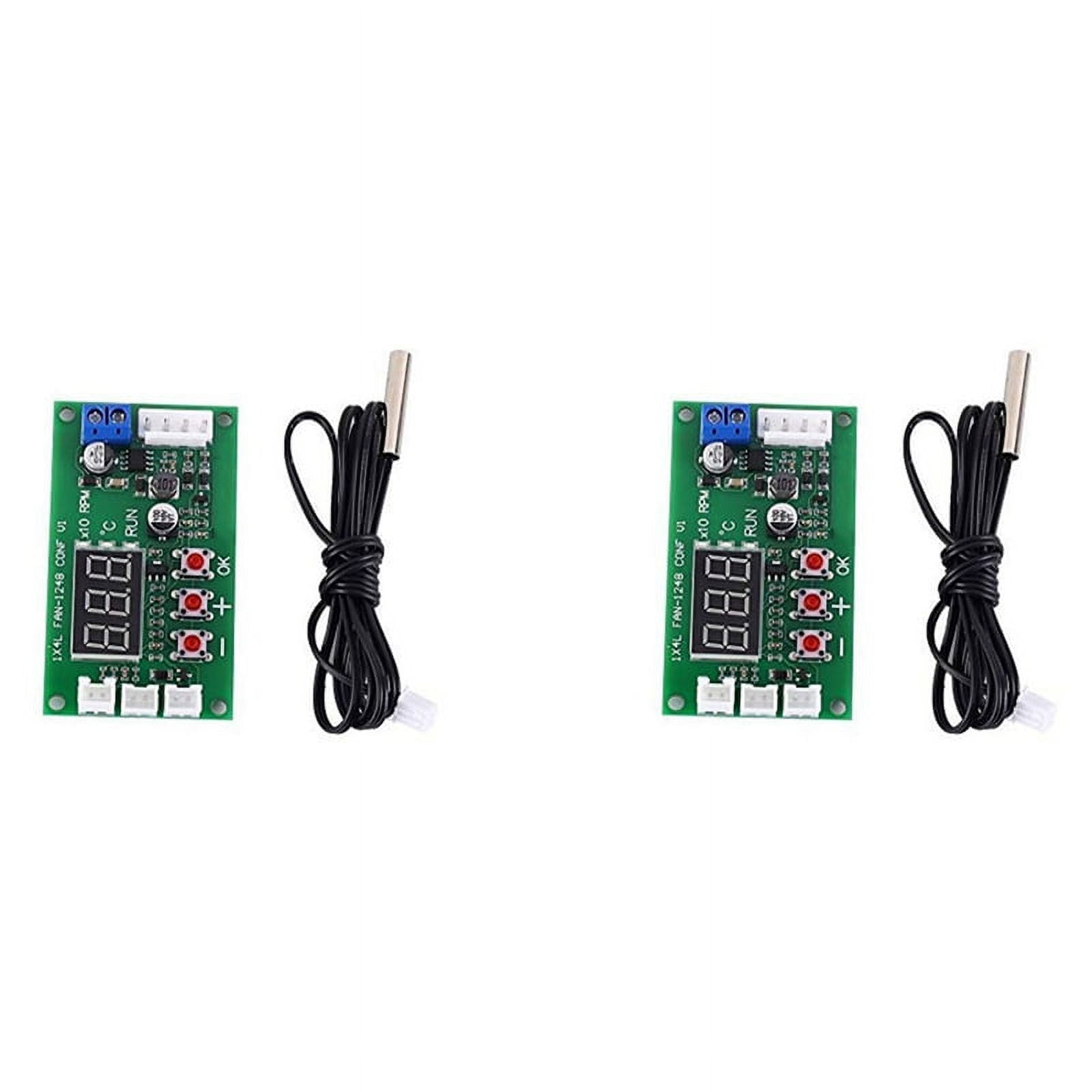 2X DC 12V 24V 48V 5A 2 3 4 Wire PWM Motor Fan Speed Controller Governor ...