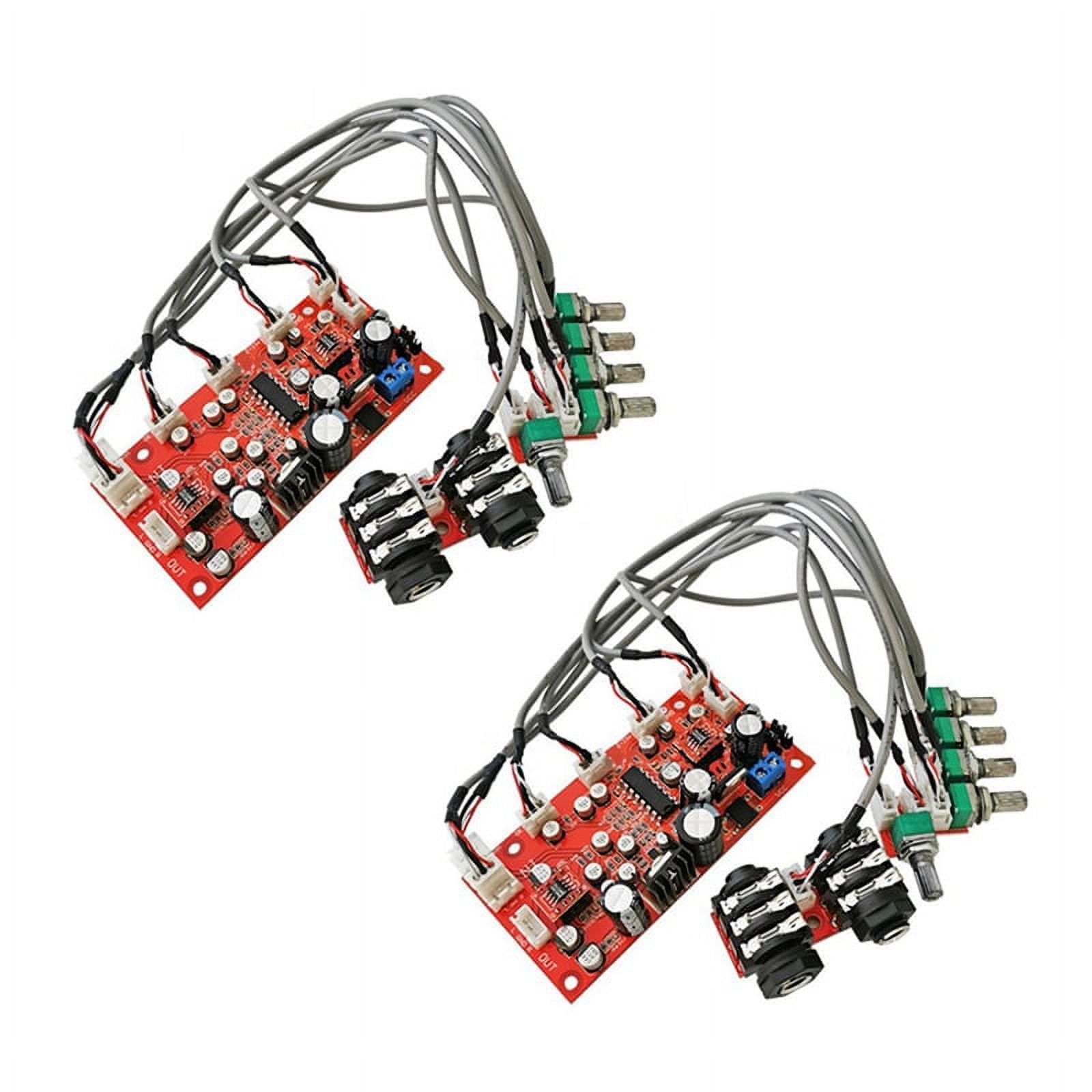 2X DC 12V 24V PT2399 Digital Microphone Audio Amplifier Board Karaoke ...