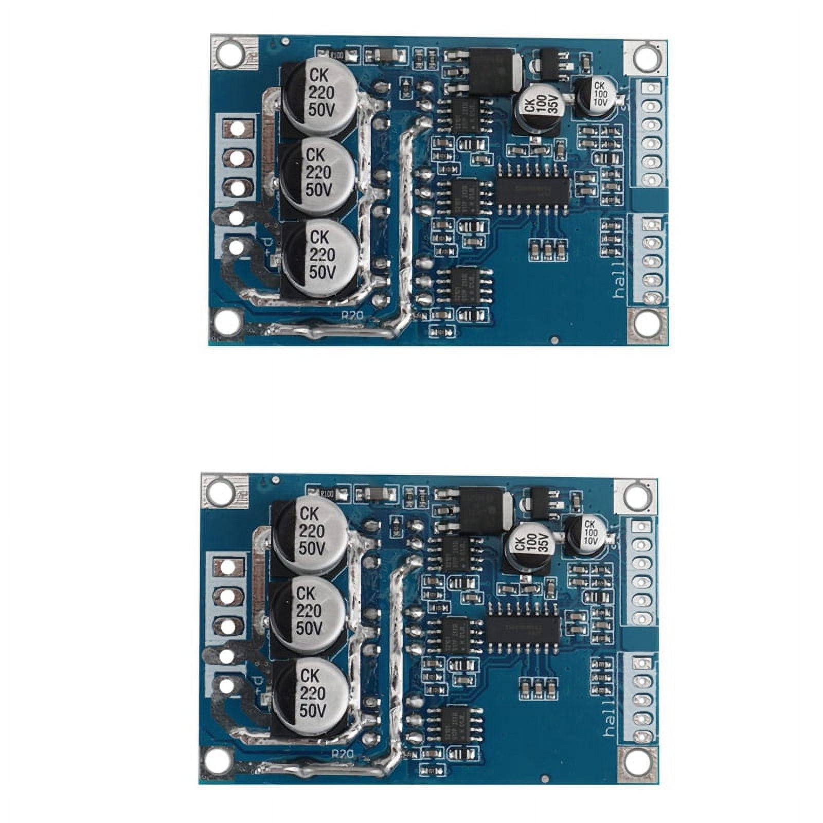 2X DC 12V-36V 500W PWM DC Brushless Motor Controller with Hall Motor ...