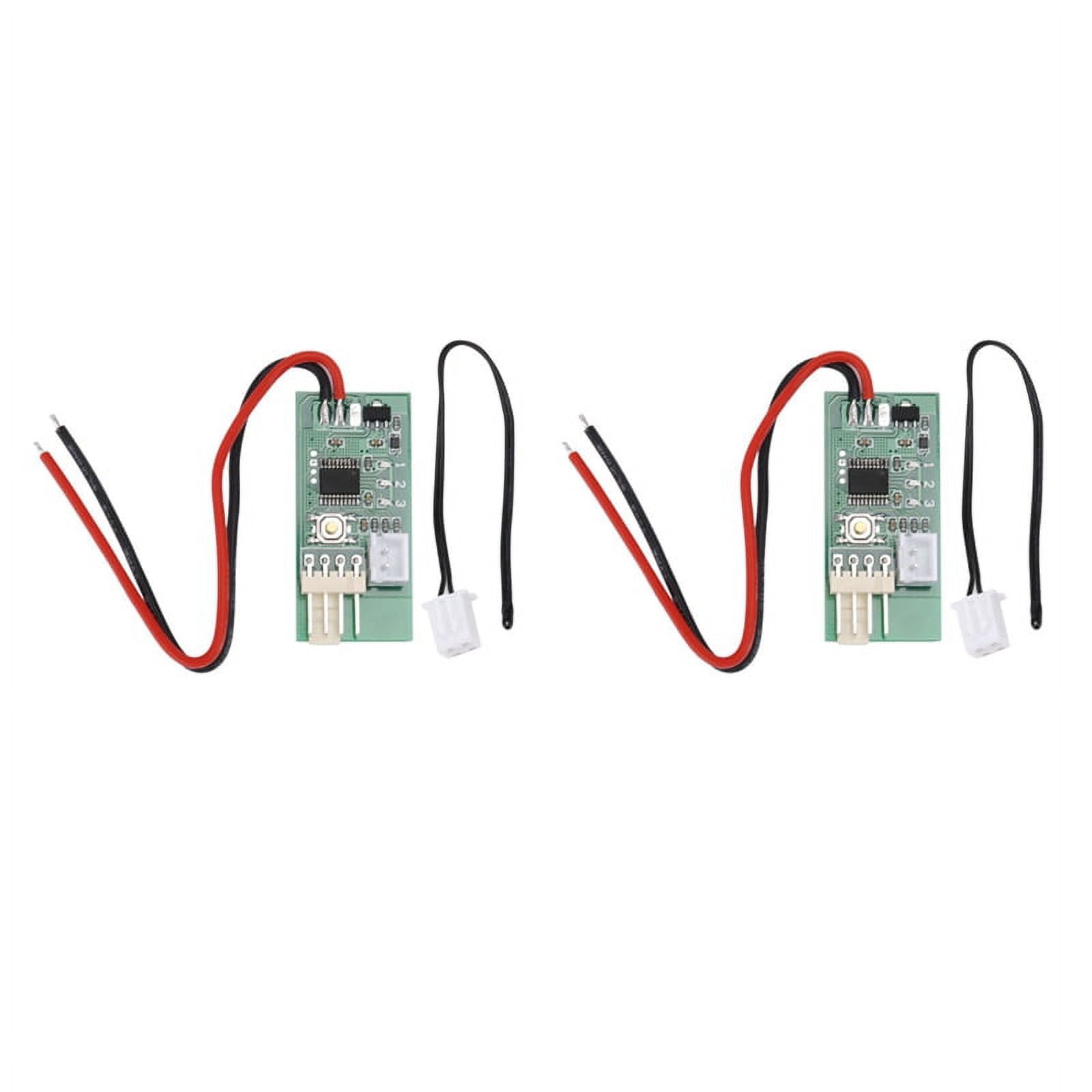 2X DC 12V 4 Wire PWM Fan Temperature Control Speed Controller Governor Regulator for PC Computer ...