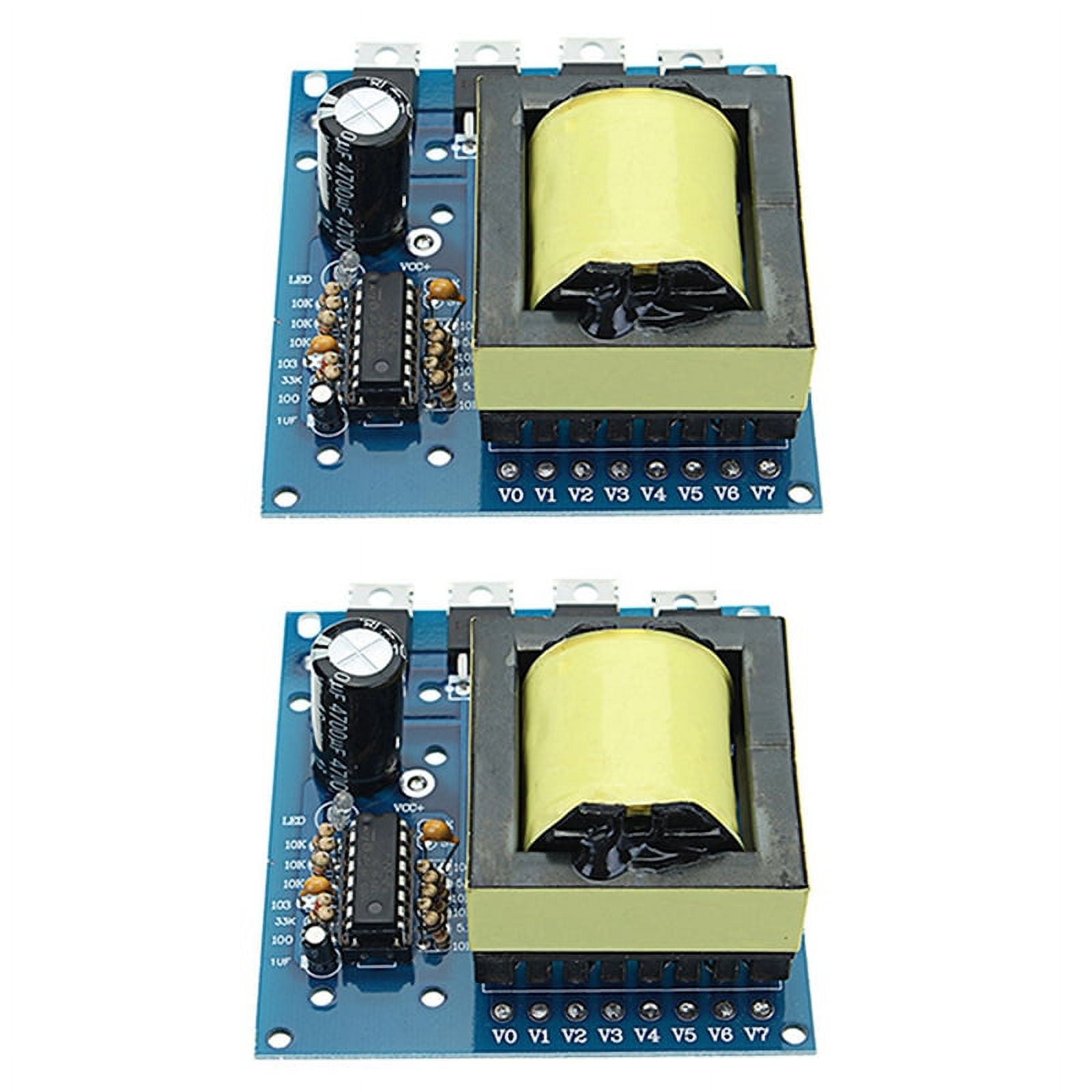 2X DC 12V TO AC 220V 380V 500W Inverter Boost Board Transformer Car ...