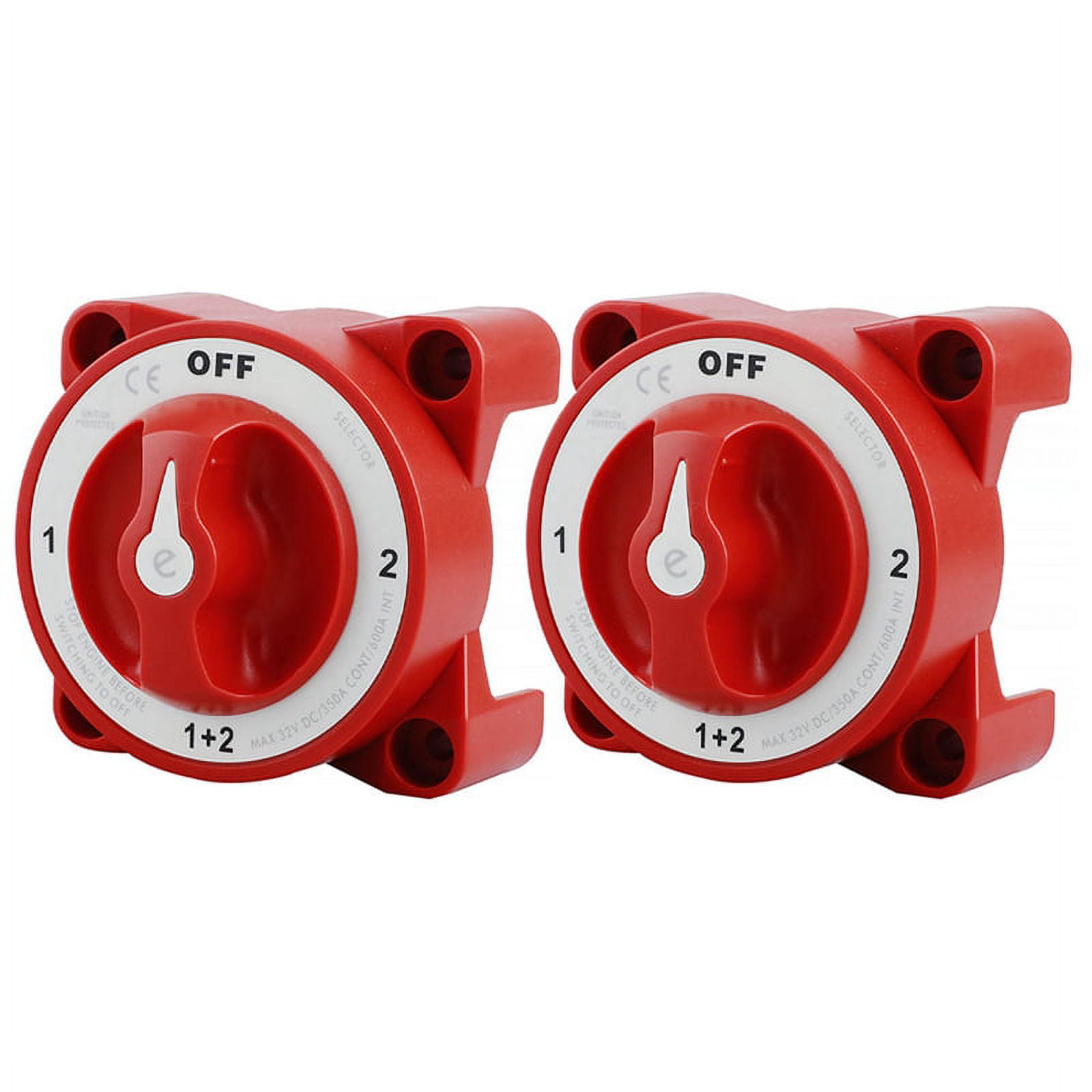 2X DC 32V 350A Battery Switch 4-Position Selector Marine Boat ...