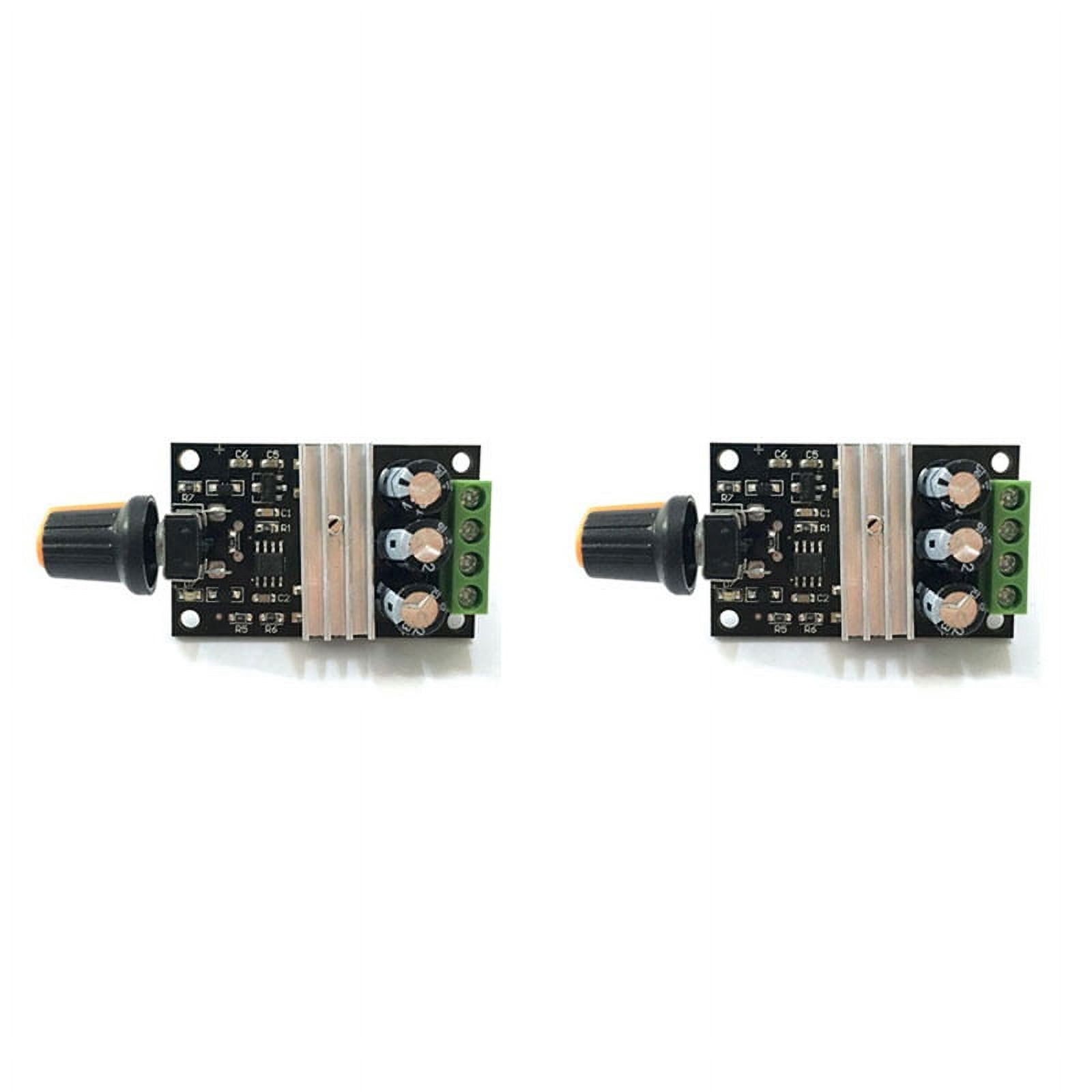 2X DC 6V 12V 24V 28VDC 3A 80W PWM Motor Speed Controller Regulator ...