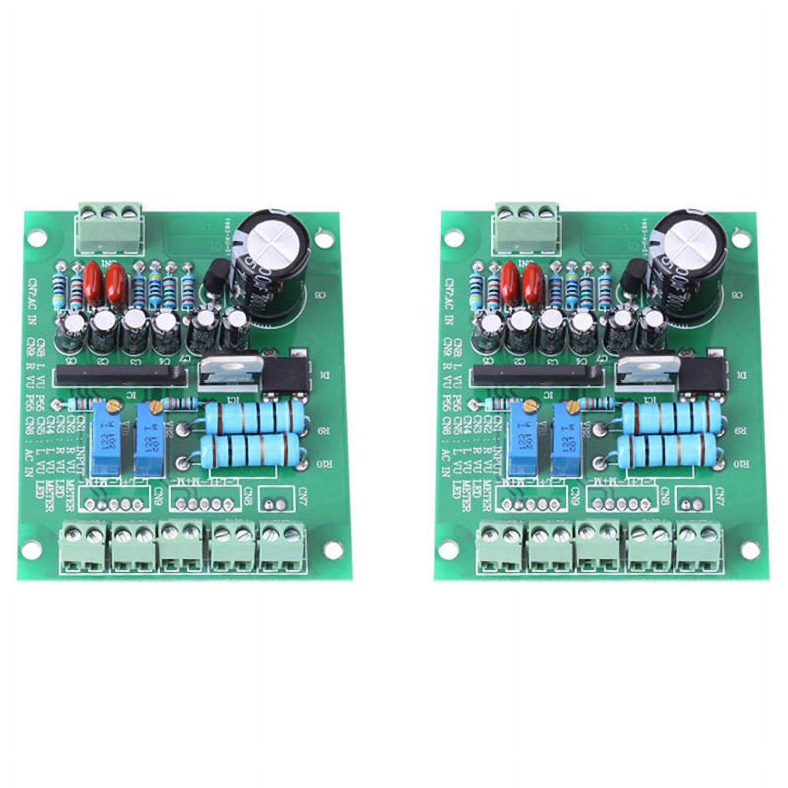 2X DC 9-12V VU Level Audio Meter Driver Board DB Amplifier IC BA6138 ...