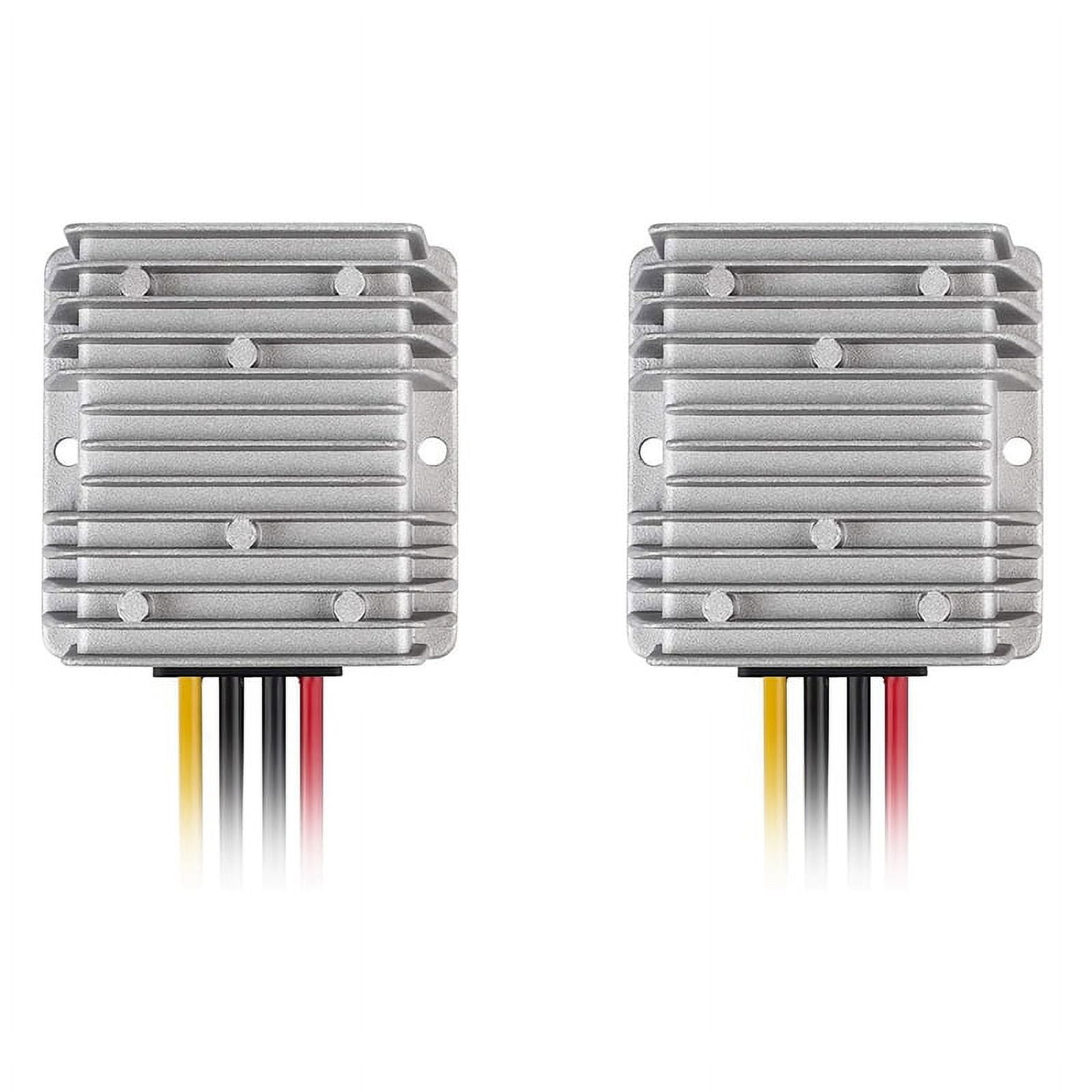 2X DC Automatic Buck Boost Converter 8V-40V to 13.8V 10A Up Voltage ...