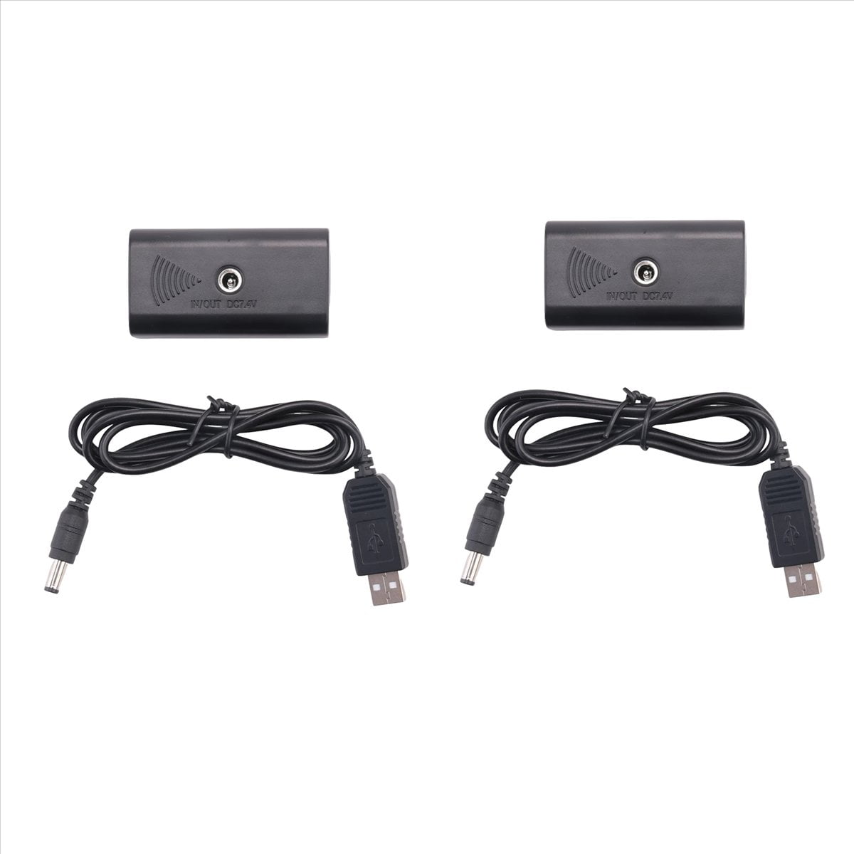 2X DC Coupler Dummy Battery+5V USB Cable for NP F550 F570 F770 F750 ...