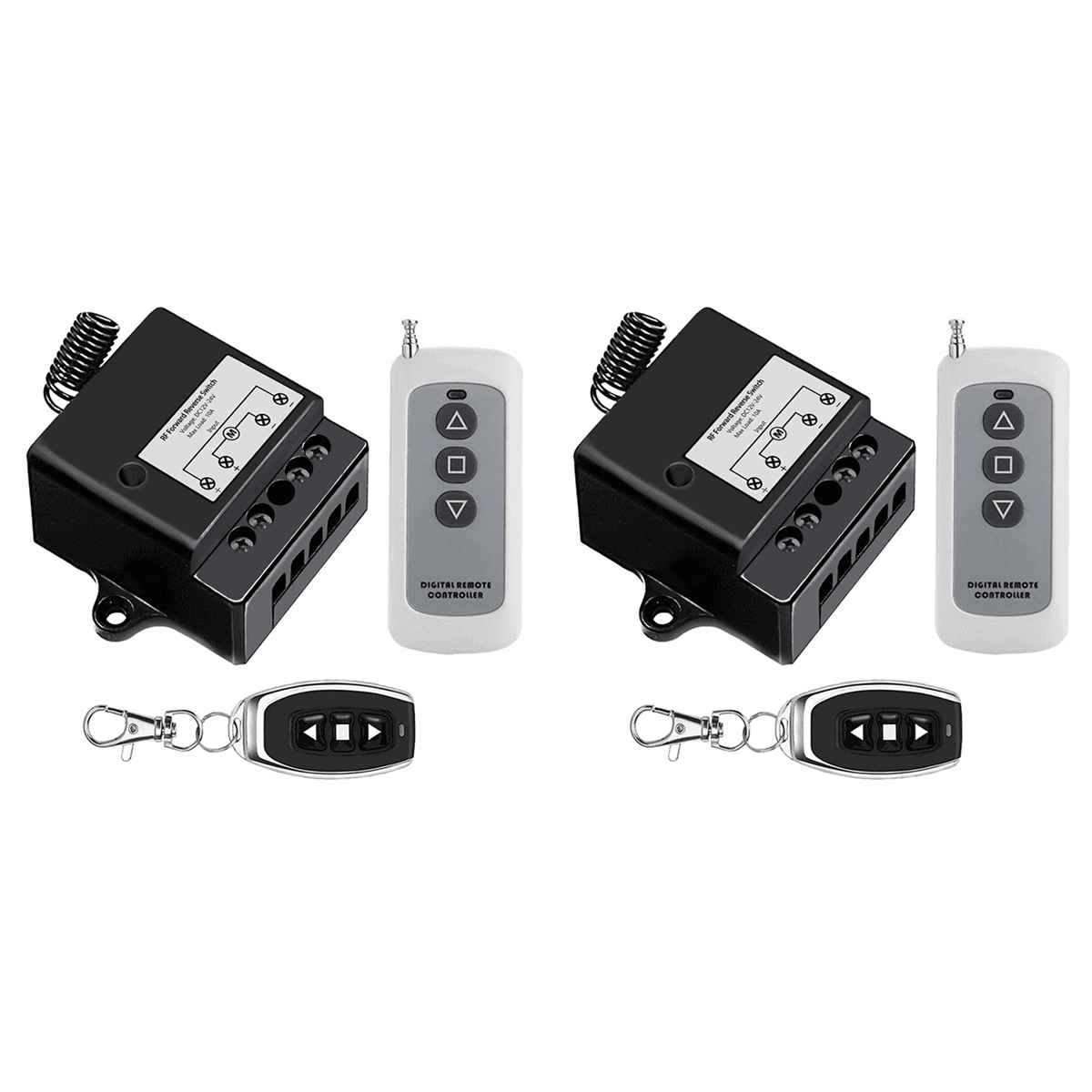 2X DC12V-24V Forward Reverse Switch, Linear Actuator Remote Control ...